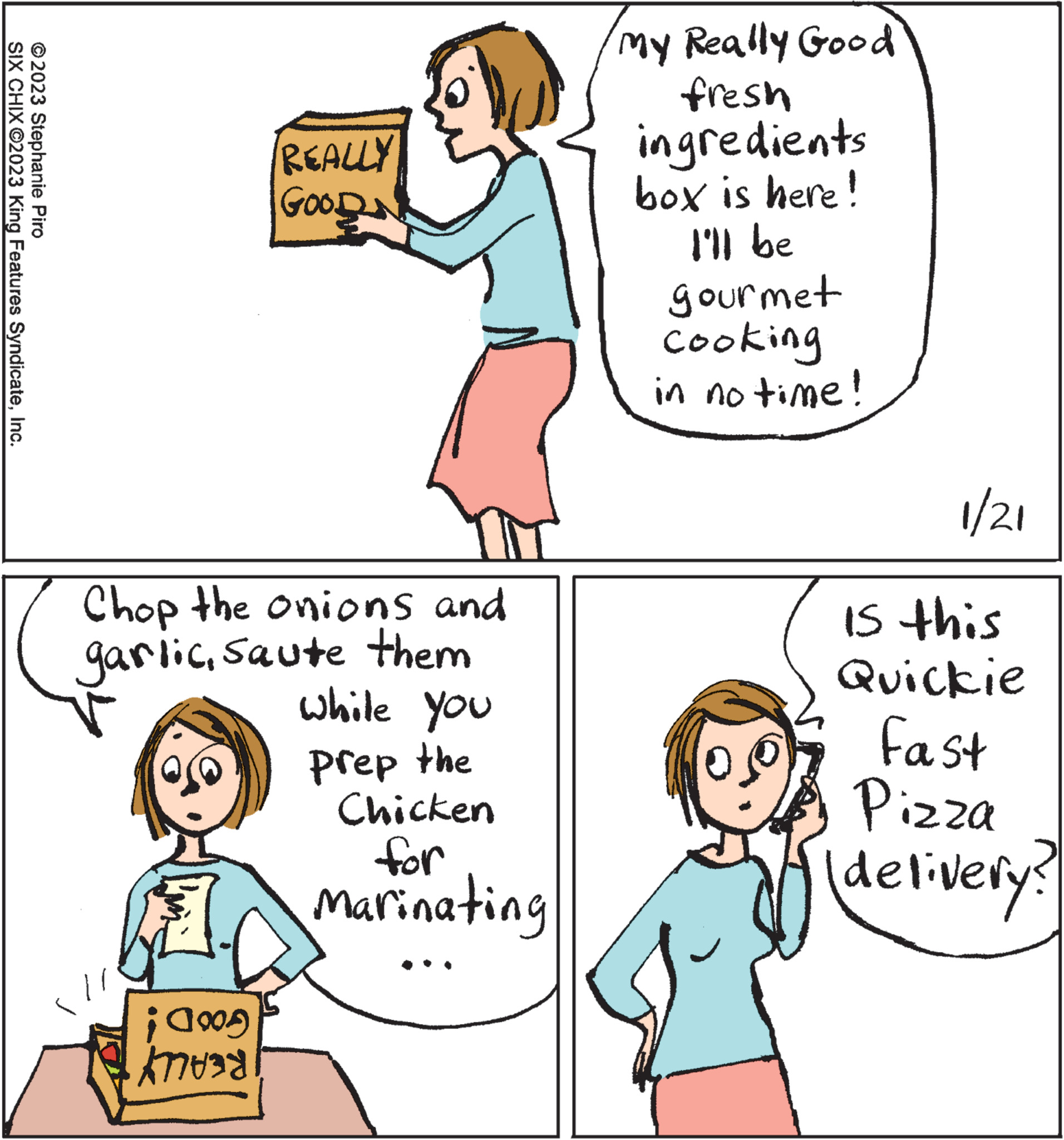 Six Chix Comic Strip 2023-01-21 | Comics Kingdom