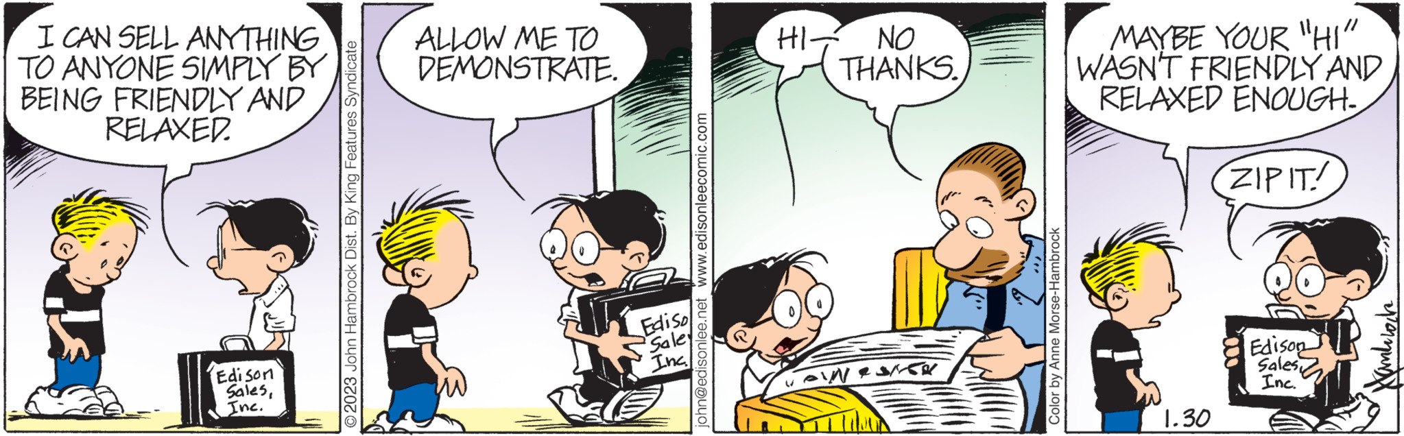The Brilliant Mind Of Edison Lee Comic Strip 2023-01-30 | Comics Kingdom