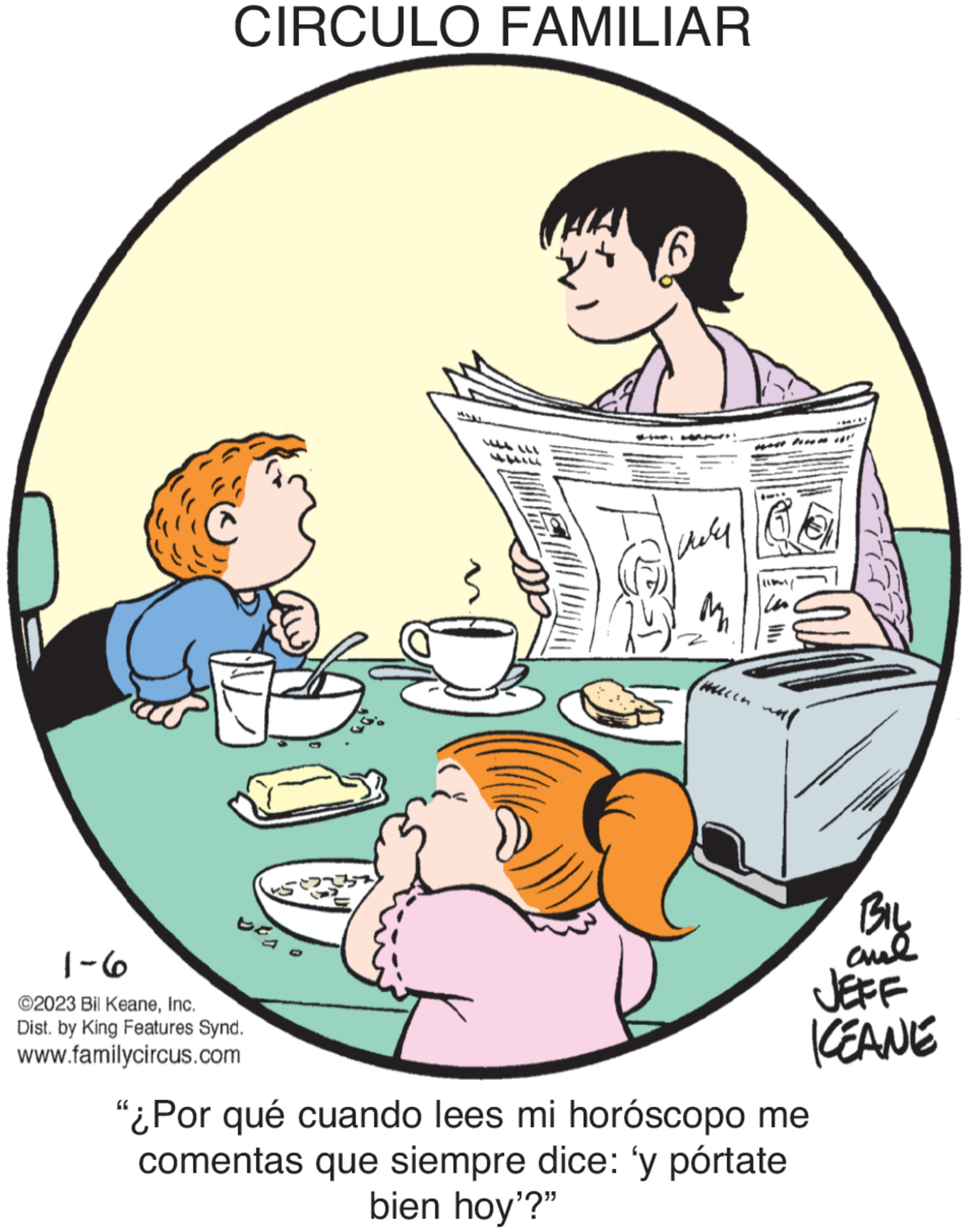The Family Circus Comic Strip 2023-01-27 | Comics Kingdom