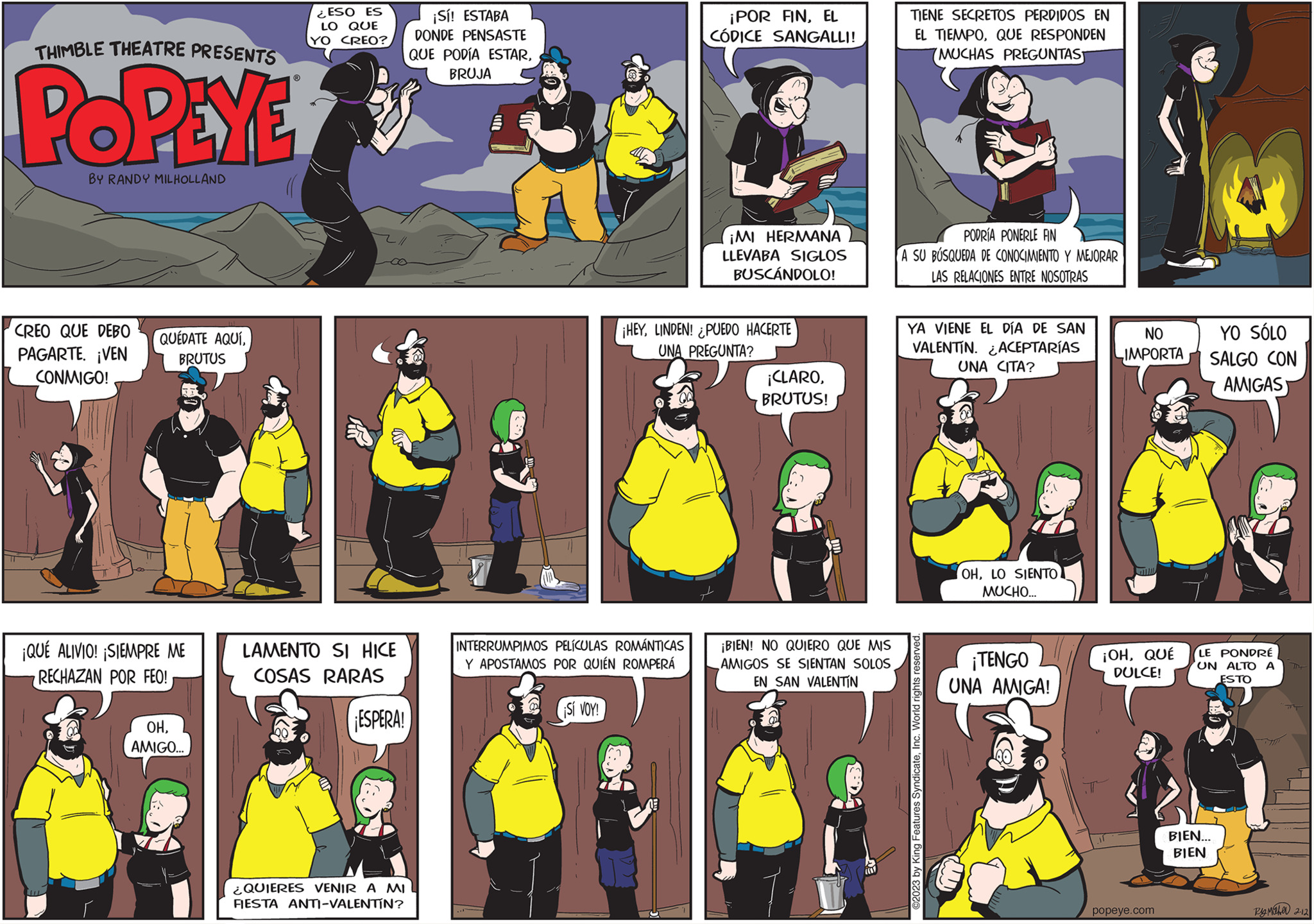 Popeye Comic Strip 2023-02-12 | Comics Kingdom