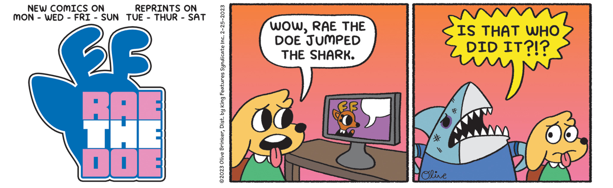 Rae The Doe Comic Strip 2023-02-25 | Comics Kingdom