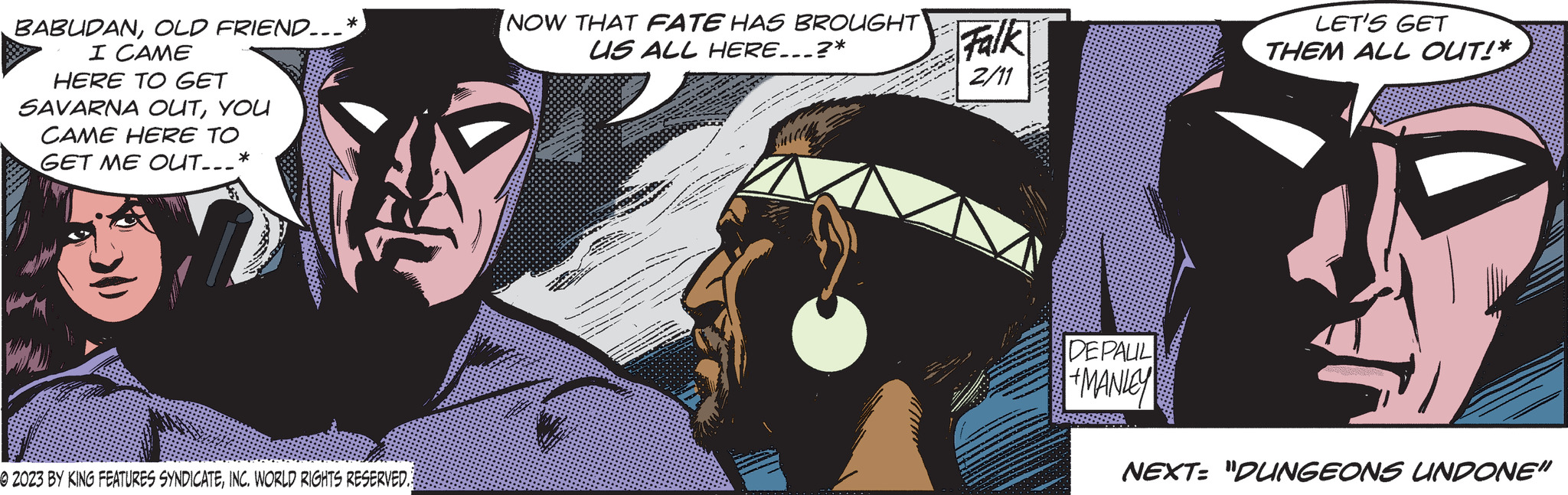 The Phantom Comic Strip 2023-02-11 | Comics Kingdom