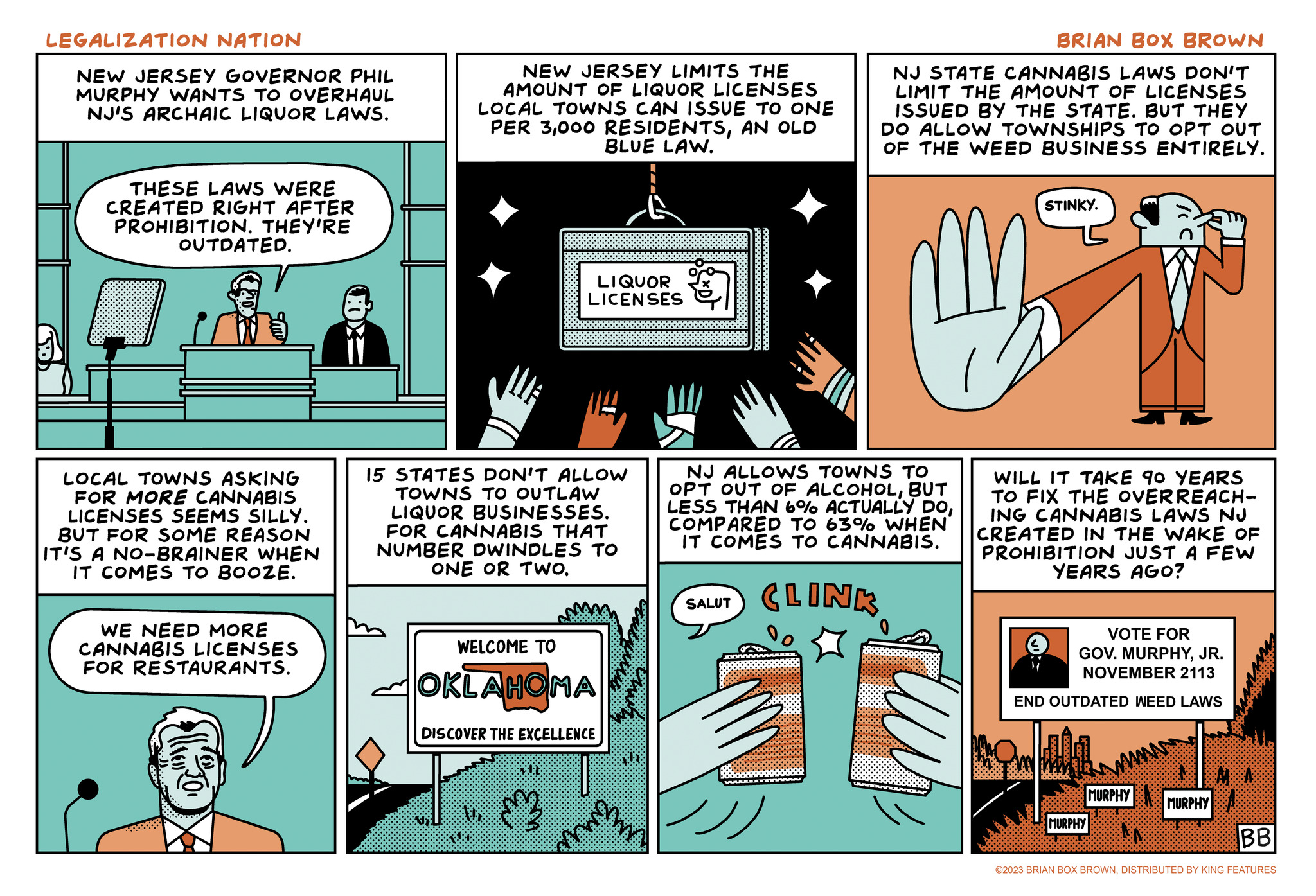 Legalization Nation Comic Strip 2023-03-22 | Comics Kingdom