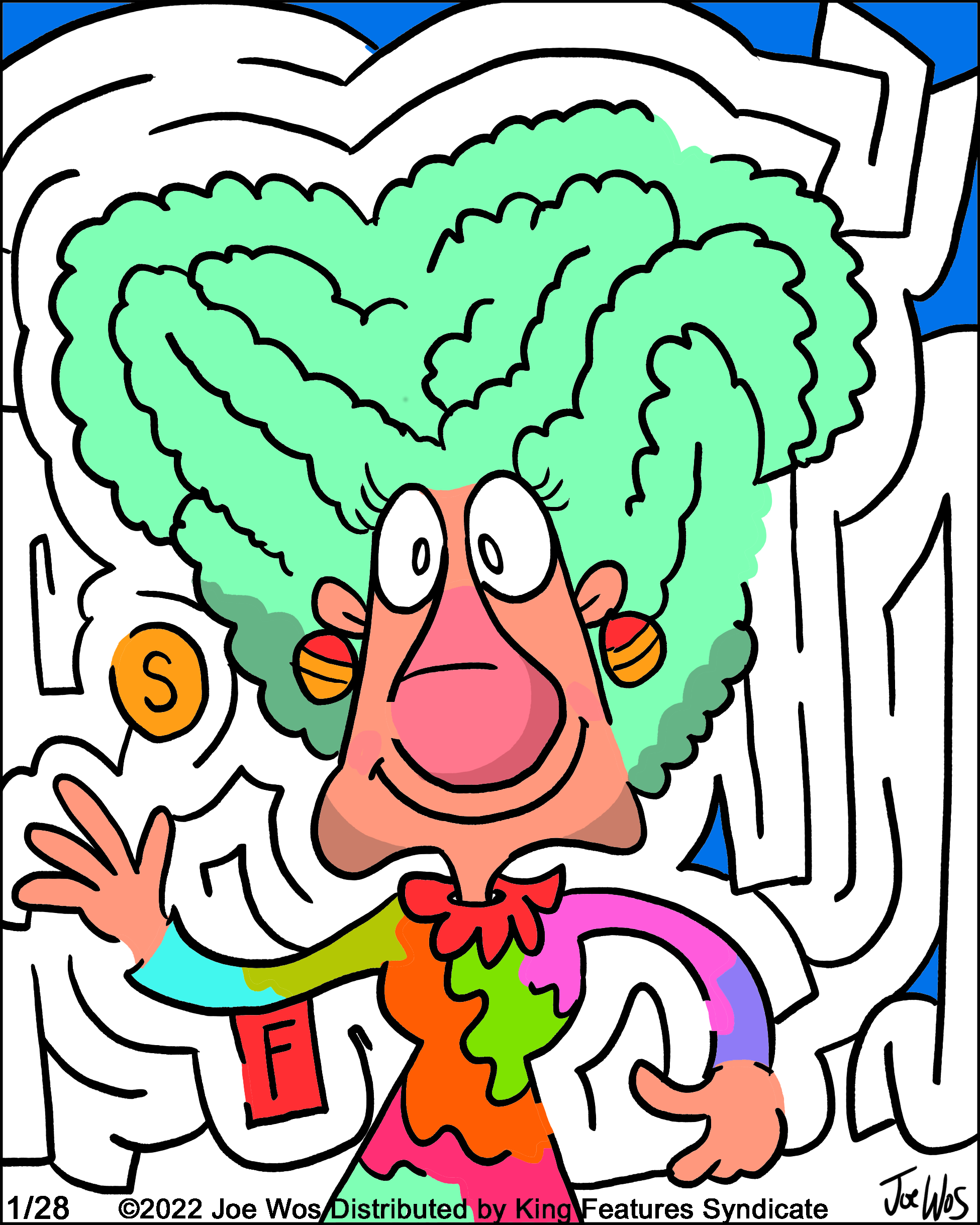 Mazetoons Joe Wos | Comics Kingdom