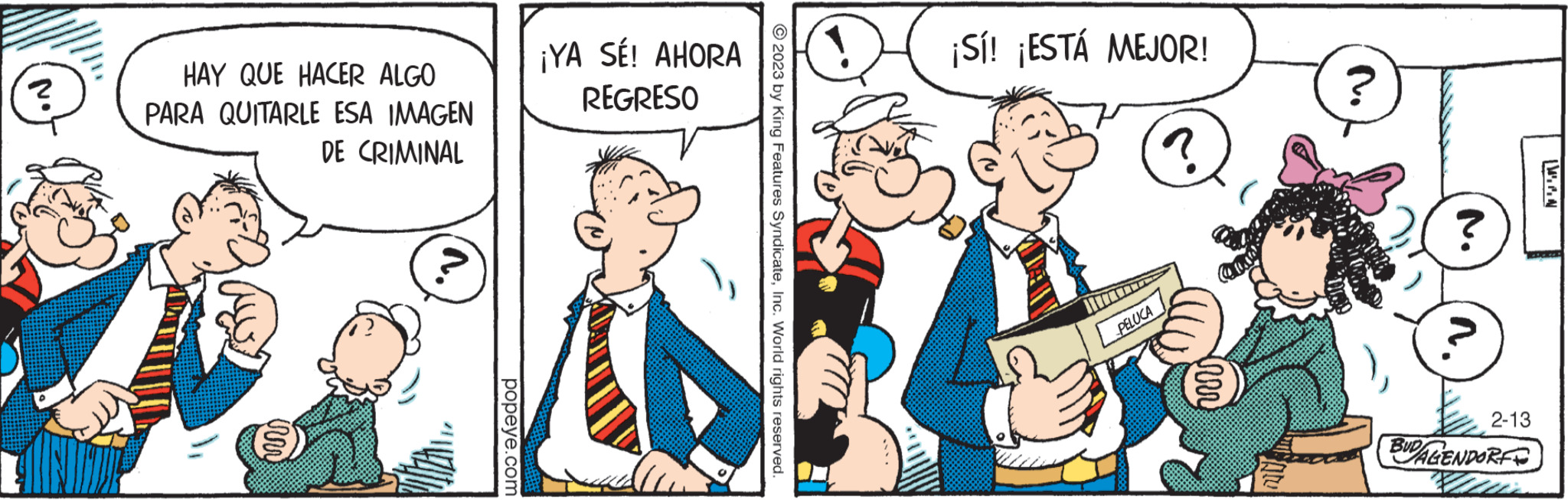 Popeye Comic Strip 2023-03-06 | Comics Kingdom