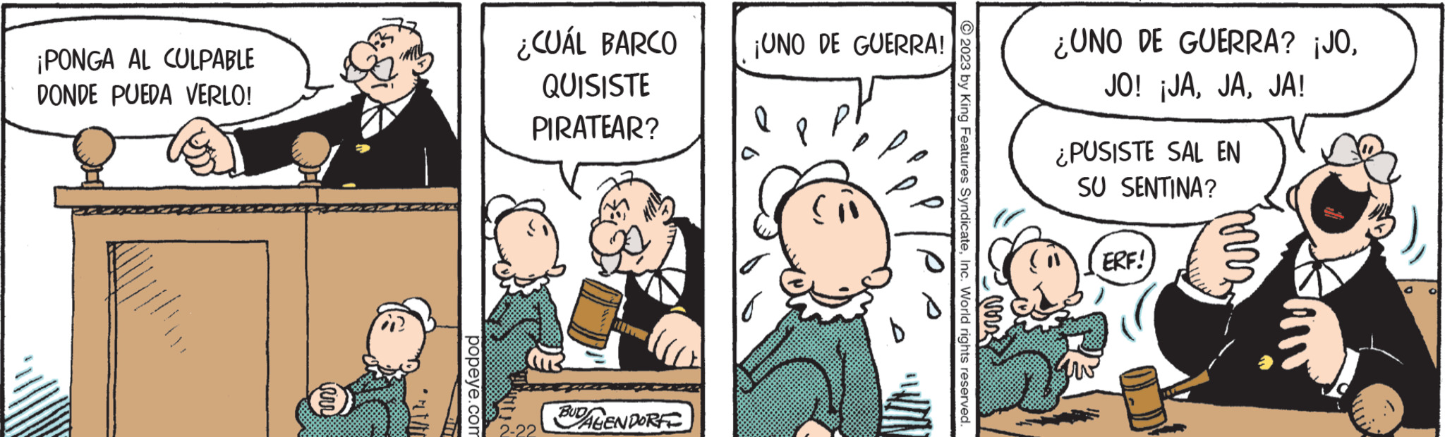 Popeye Comic Strip 2023-03-15 | Comics Kingdom