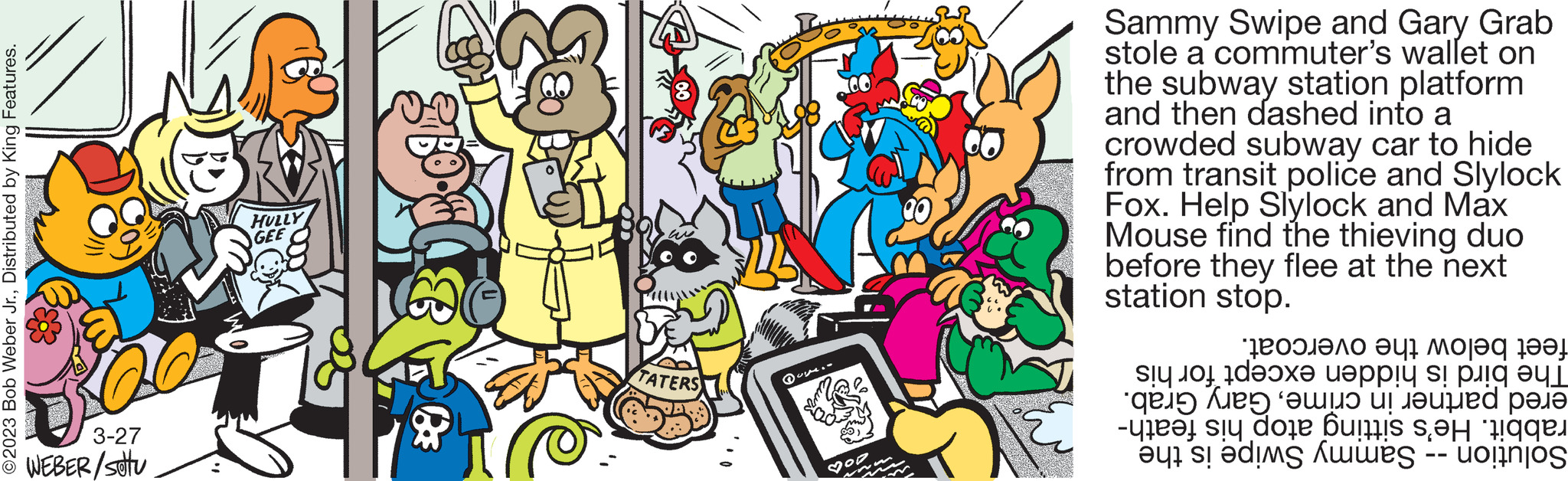 Slylock Fox Comic Strip 2023-03-27 | Comics Kingdom