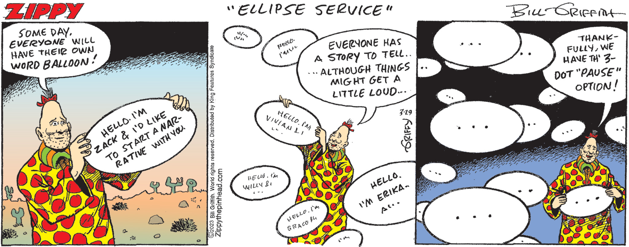 Zippy The Pinhead Comic Strip 2023-03-29 | Comics Kingdom