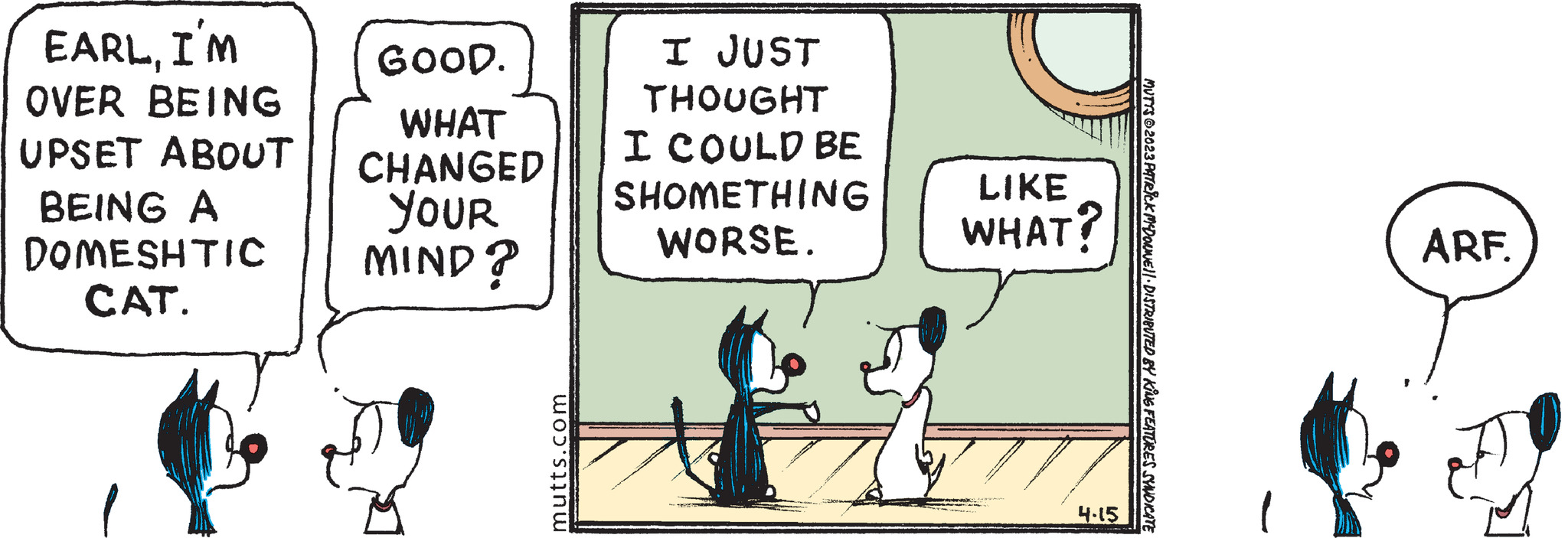 Mutts Comic Strip 2023-04-15 | Comics Kingdom
