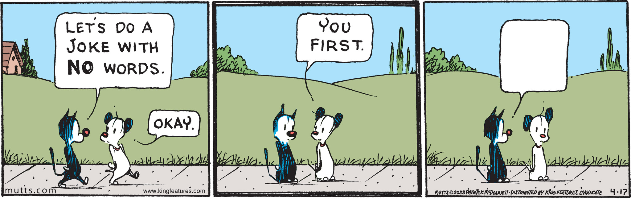 Mutts Comic Strip 2023-04-17 | Comics Kingdom
