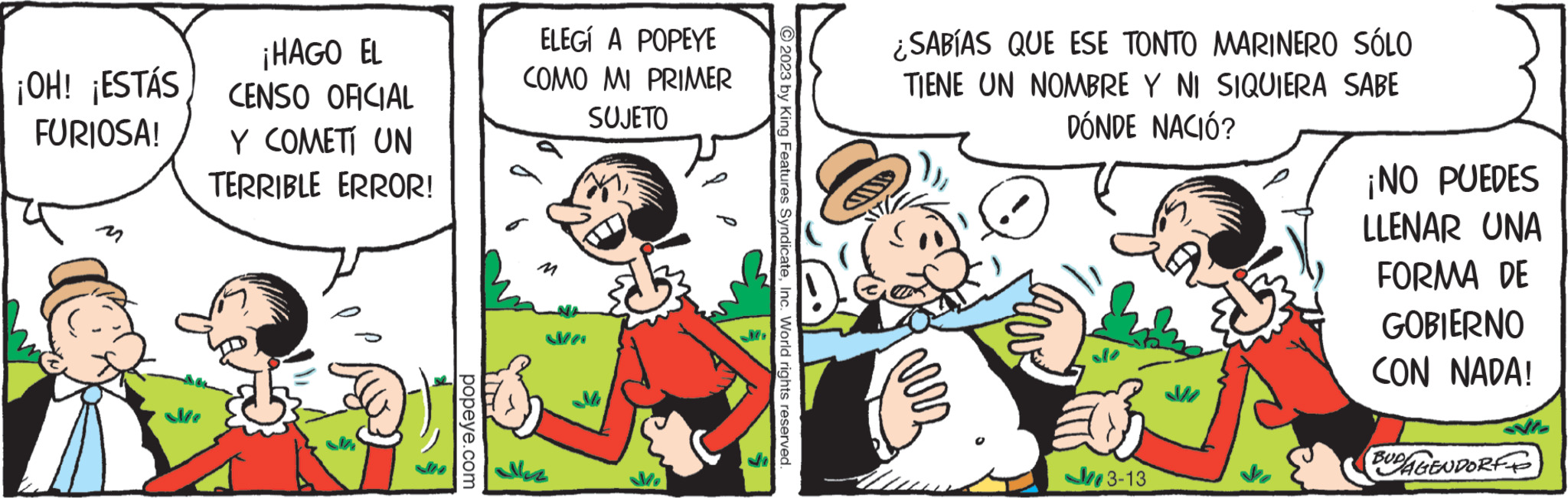 Popeye Comic Strip 2023-04-03 | Comics Kingdom
