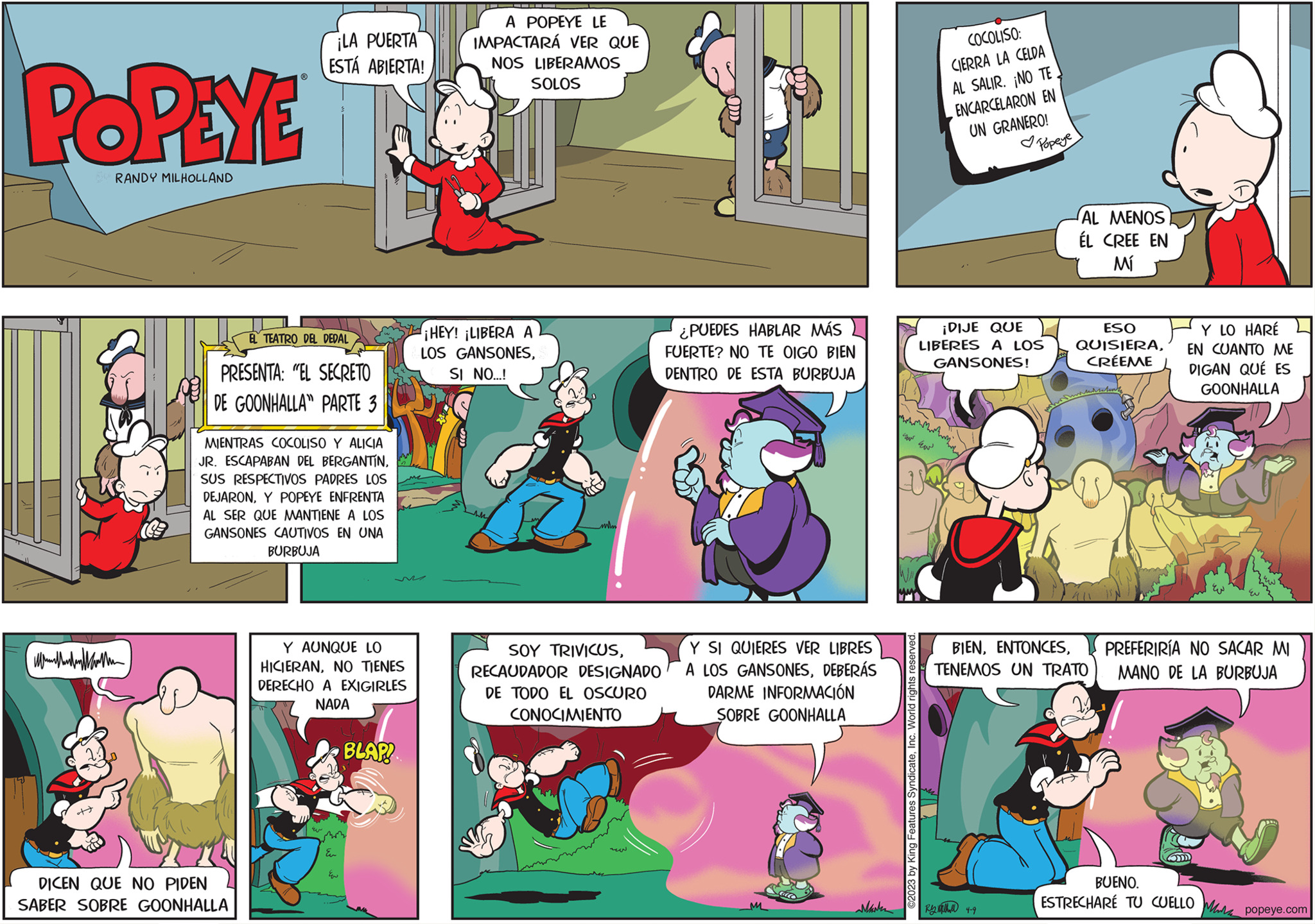 Popeye Comic Strip 2023-04-09 | Comics Kingdom
