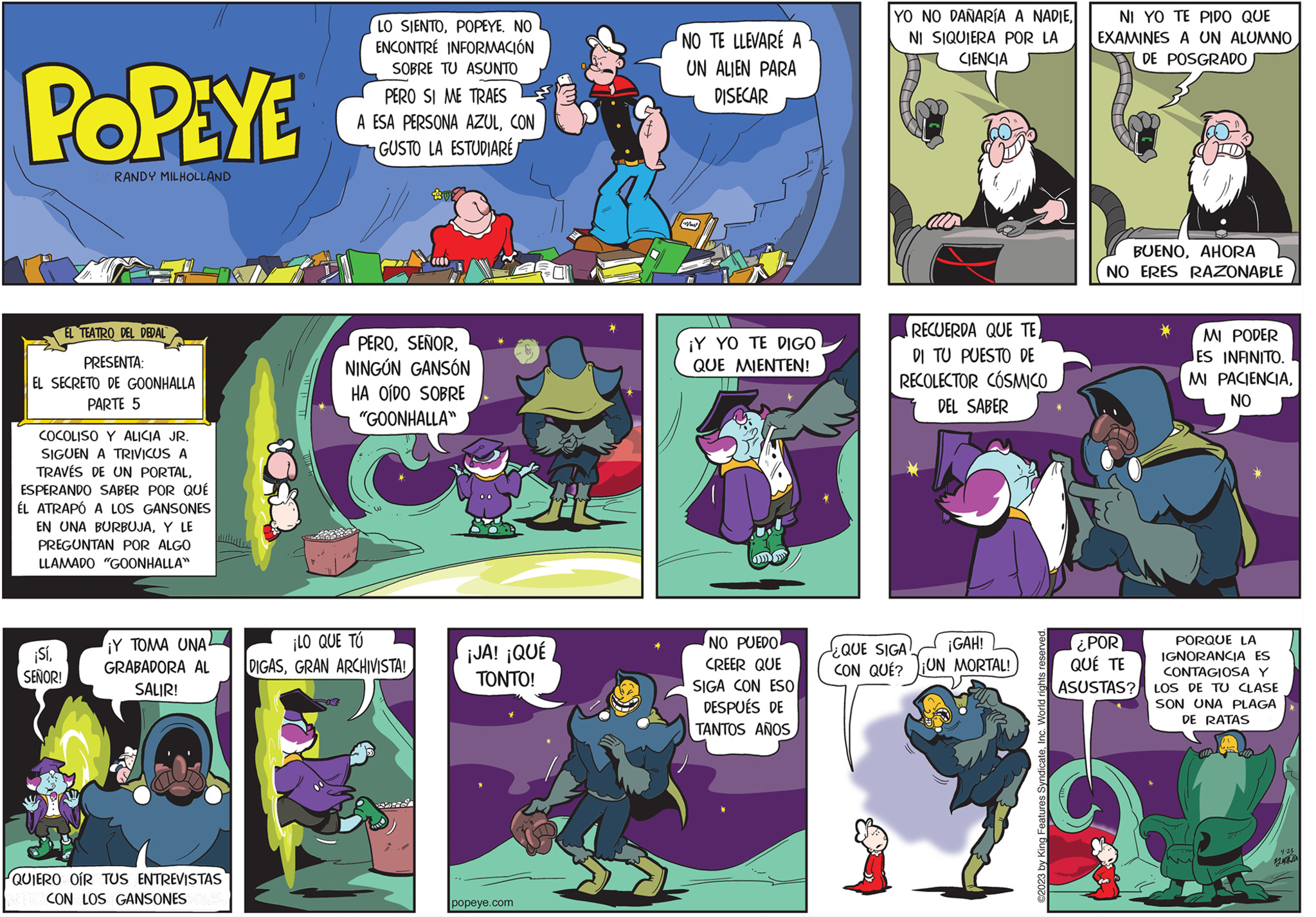 Popeye Comic Strip 2023-04-23 | Comics Kingdom