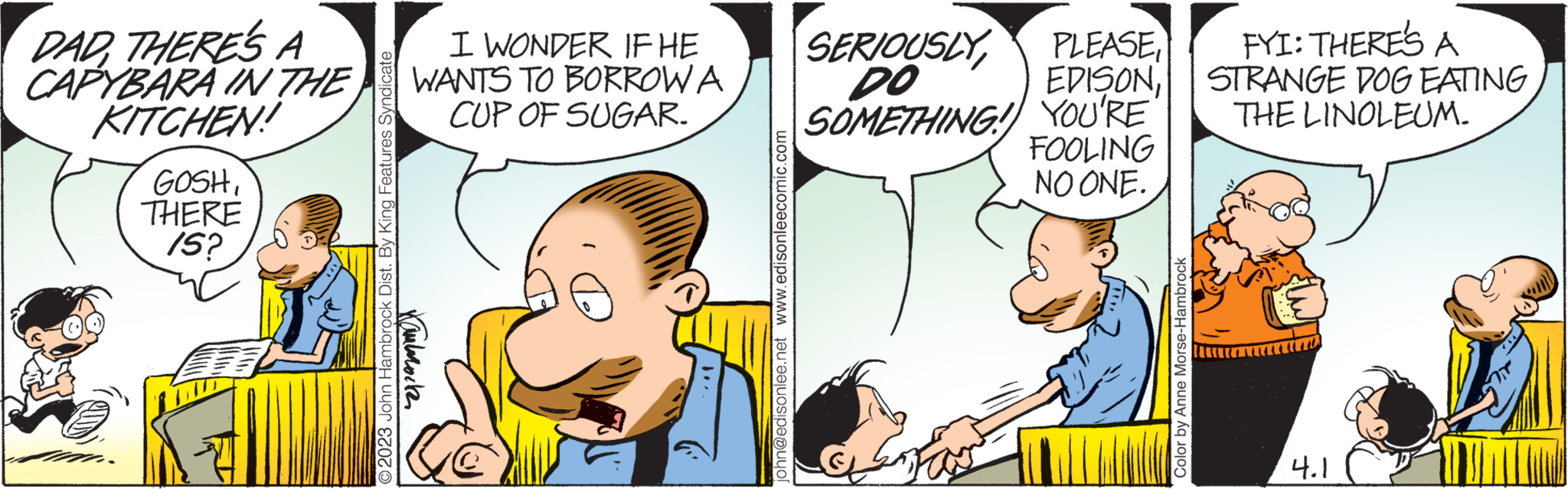 The Brilliant Mind Of Edison Lee Comic Strip 2023-04-01 | Comics Kingdom