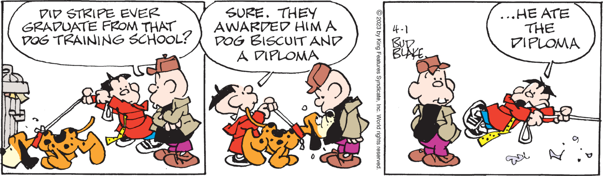 Tiger Comic Strip 2023-04-01 | Comics Kingdom
