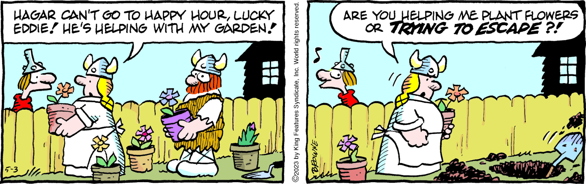 Hagar The Horrible Comic Strip 2023-05-03 | Comics Kingdom