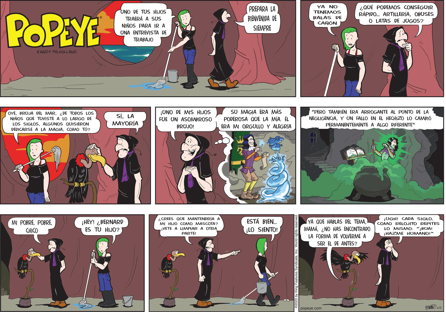 Popeye Comic Strip 2023-06-25 | Comics Kingdom