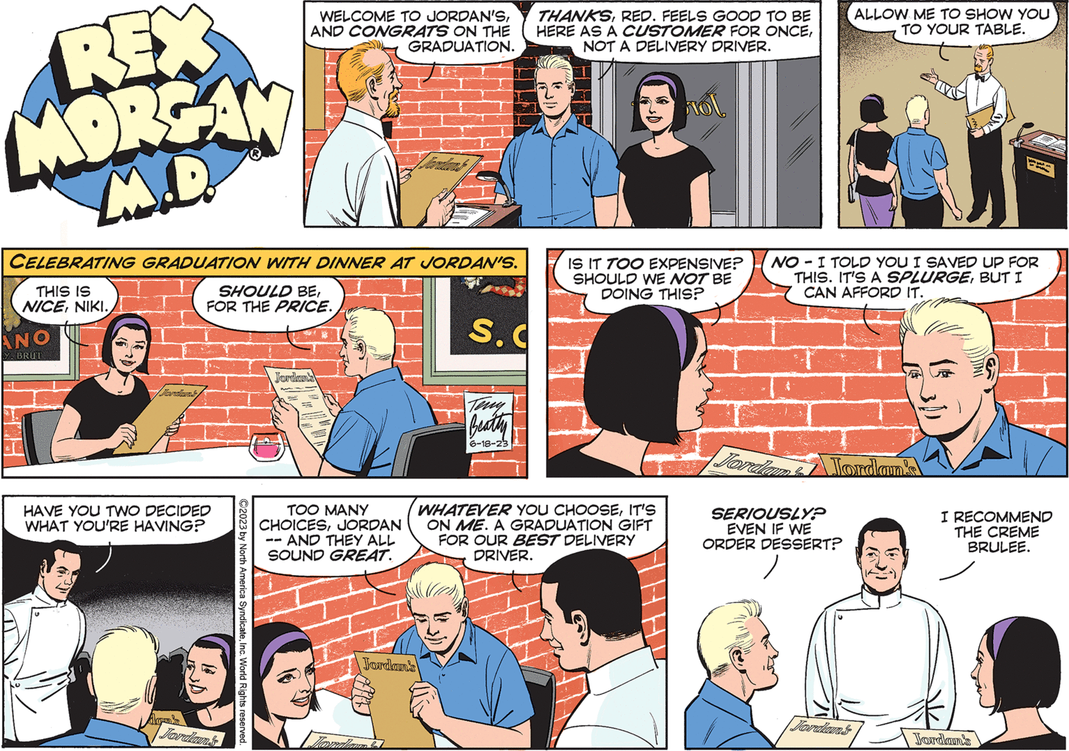 Rex Morgan M.D. Comic Strip 2023-06-18 | Comics Kingdom