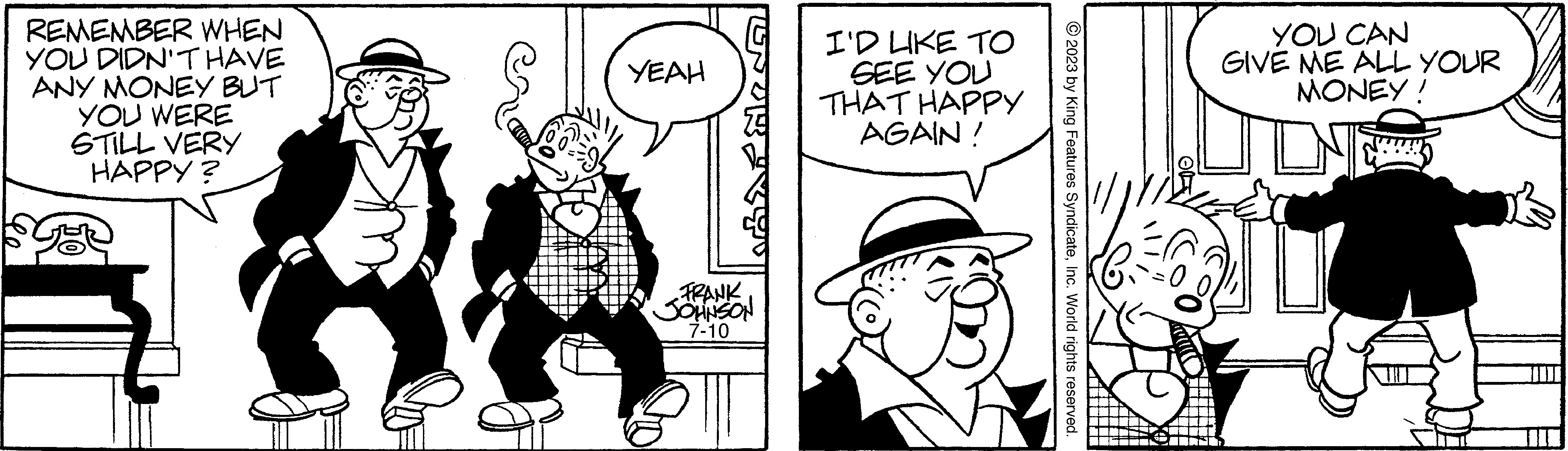 Bringing Up Father Comic Strip 2023-07-10 | Comics Kingdom