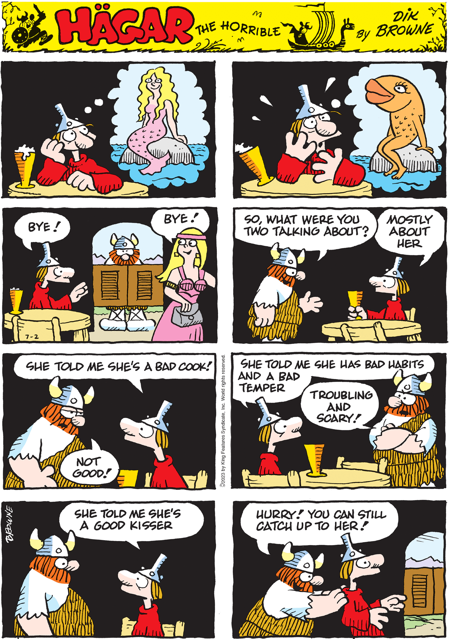 Hagar The Horrible Comic Strip 2023-07-02 | Comics Kingdom