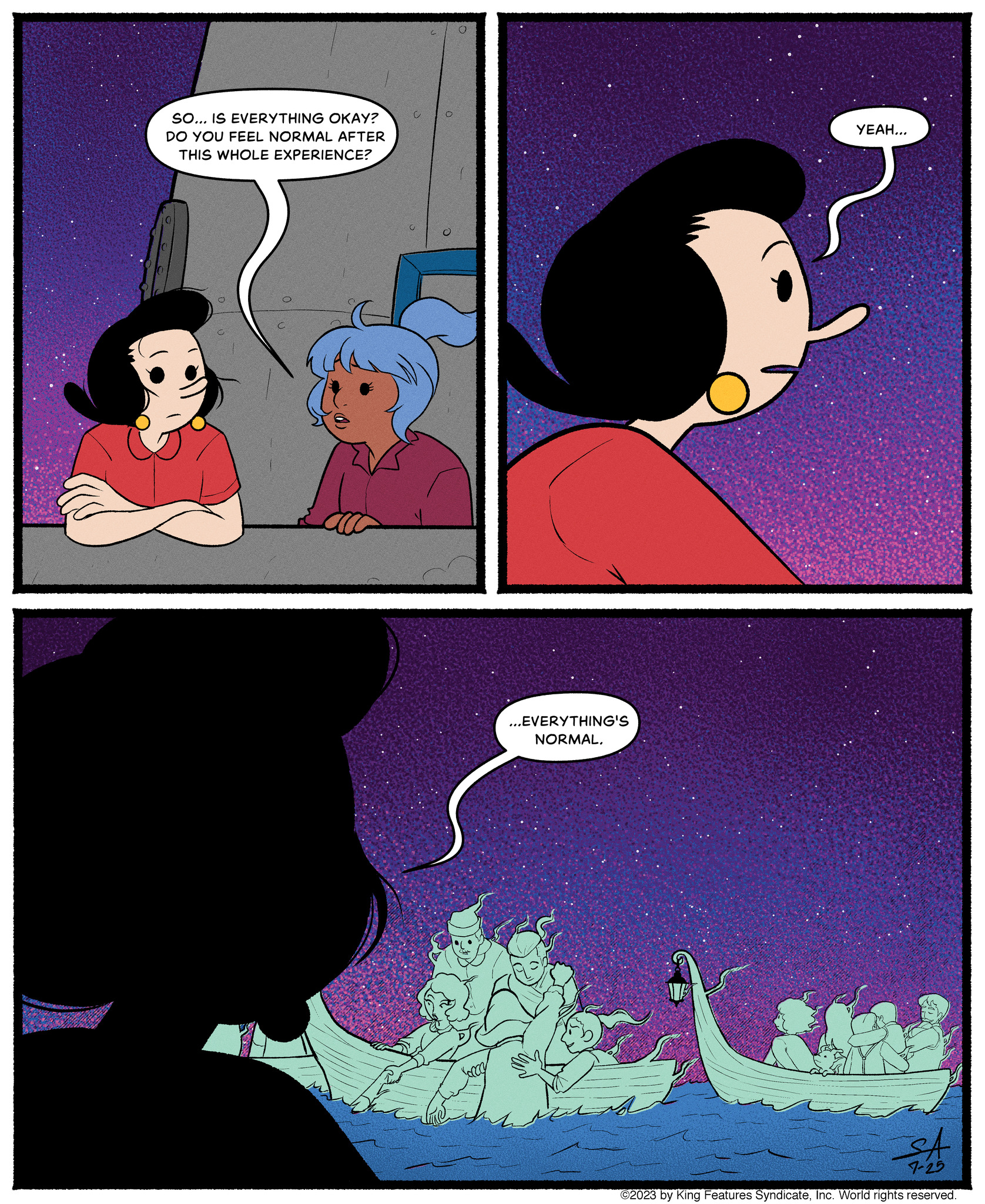 Olive & Popeye Comic Strip 2023-07-25 | Comics Kingdom