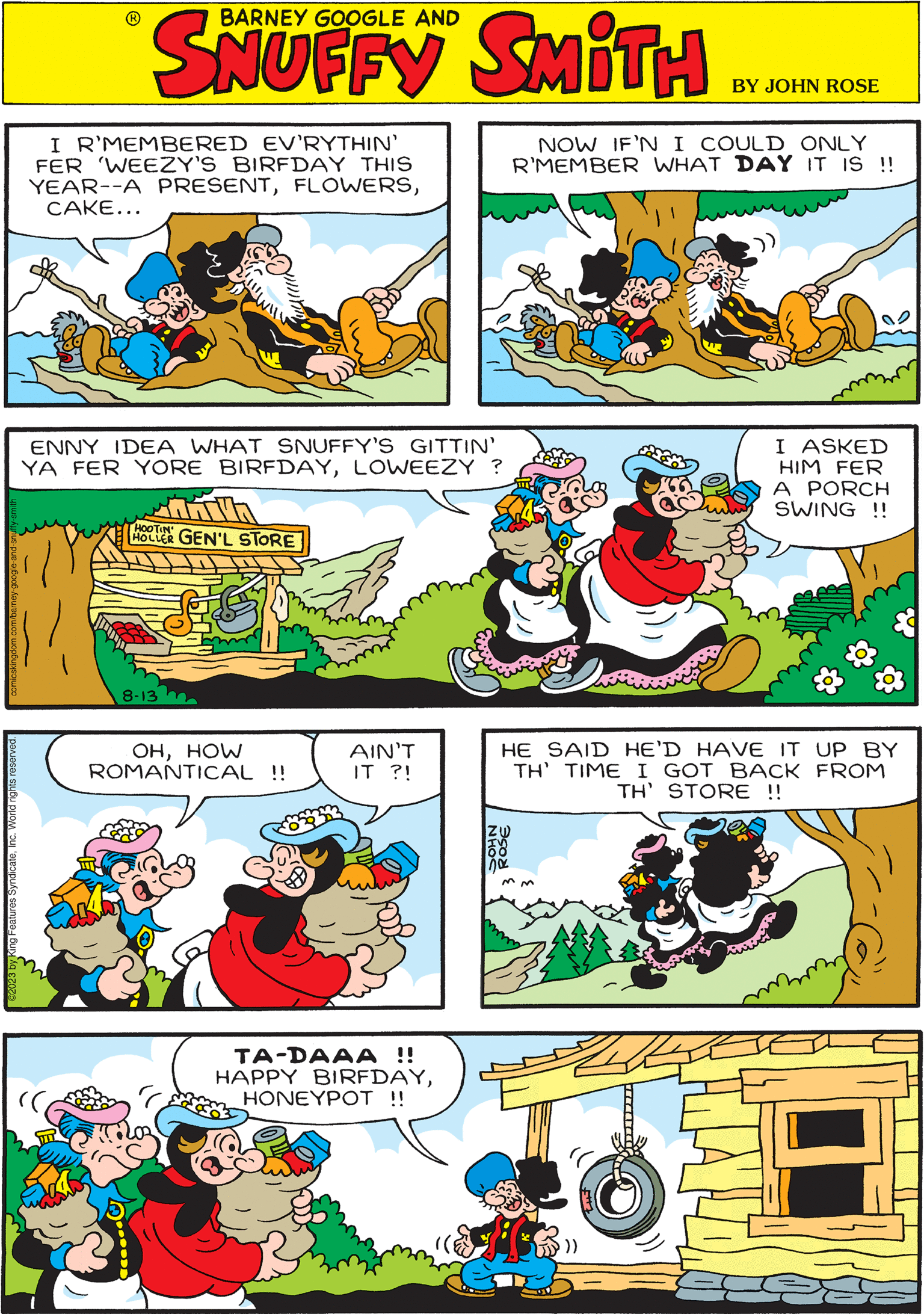 Barney Google And Snuffy Smith Comic Strip 2023-08-13 | Comics Kingdom