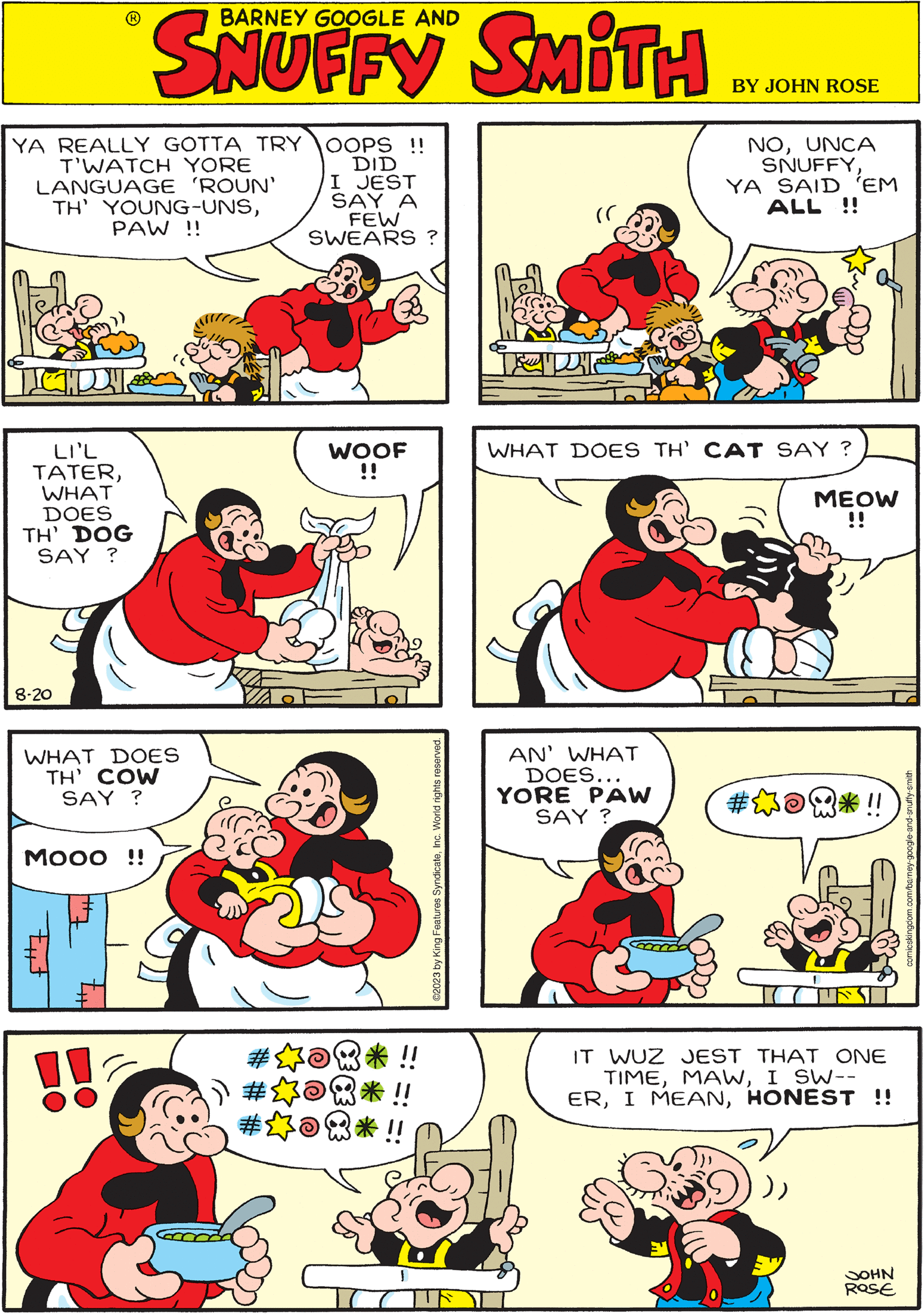 Barney Google And Snuffy Smith Comic Strip 2023-08-20 | Comics Kingdom