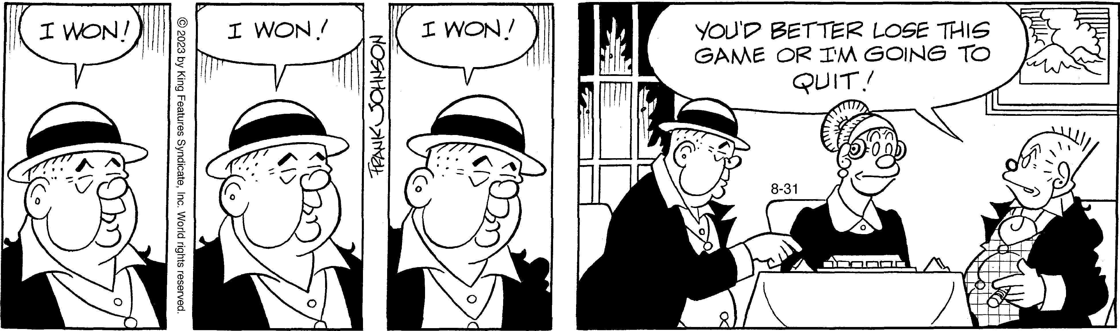 Bringing Up Father Comic Strip 2023-08-31 | Comics Kingdom