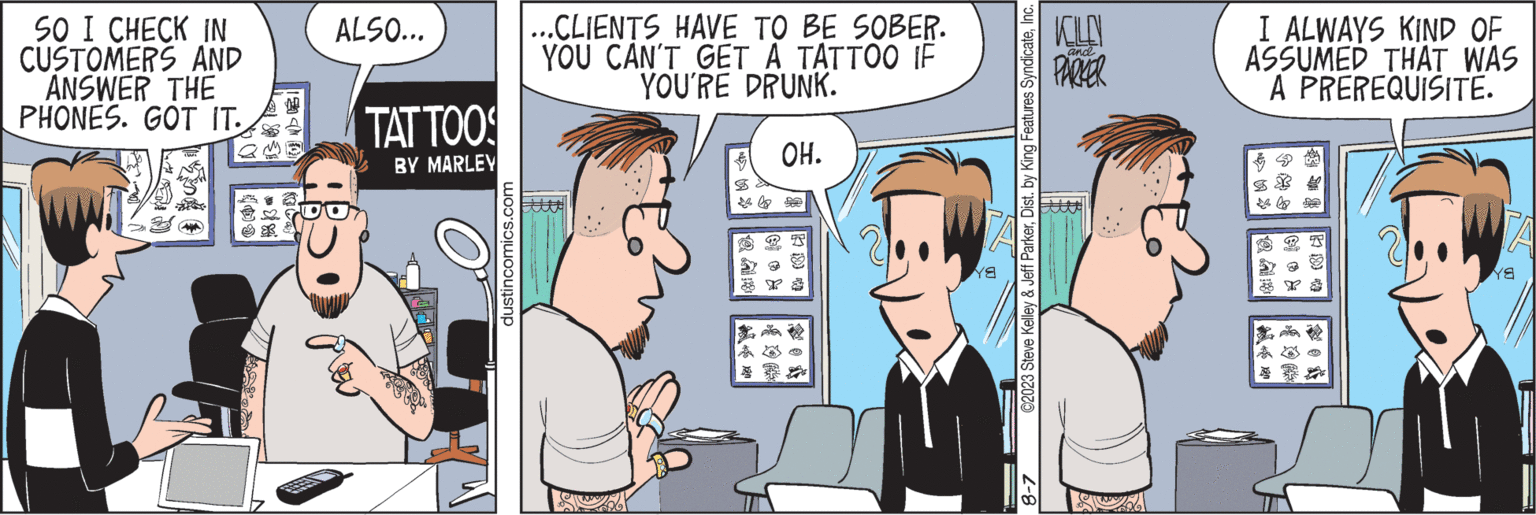 Dustin Comic Strip 2023-08-07 | Comics Kingdom