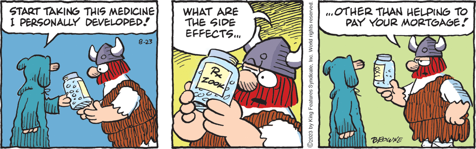 Hagar The Horrible Comic Strip 2023-08-23 | Comics Kingdom