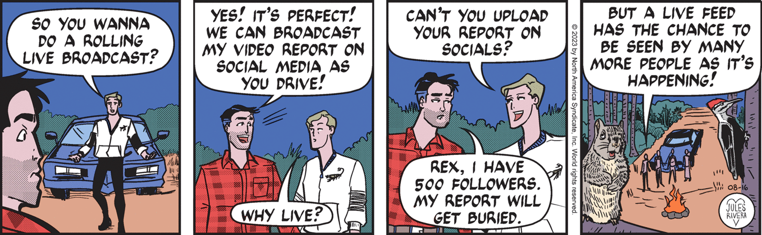 Mark Trail Comic Strip 2023-08-16 | Comics Kingdom