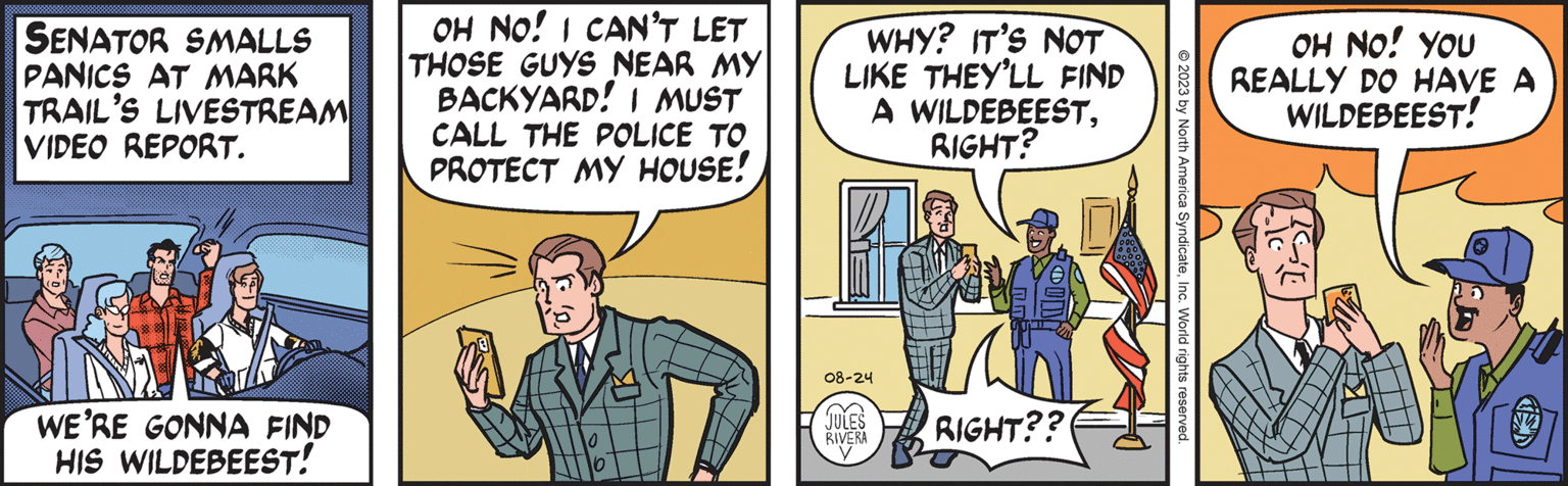 Mark Trail Comic Strip 2023-08-24 | Comics Kingdom