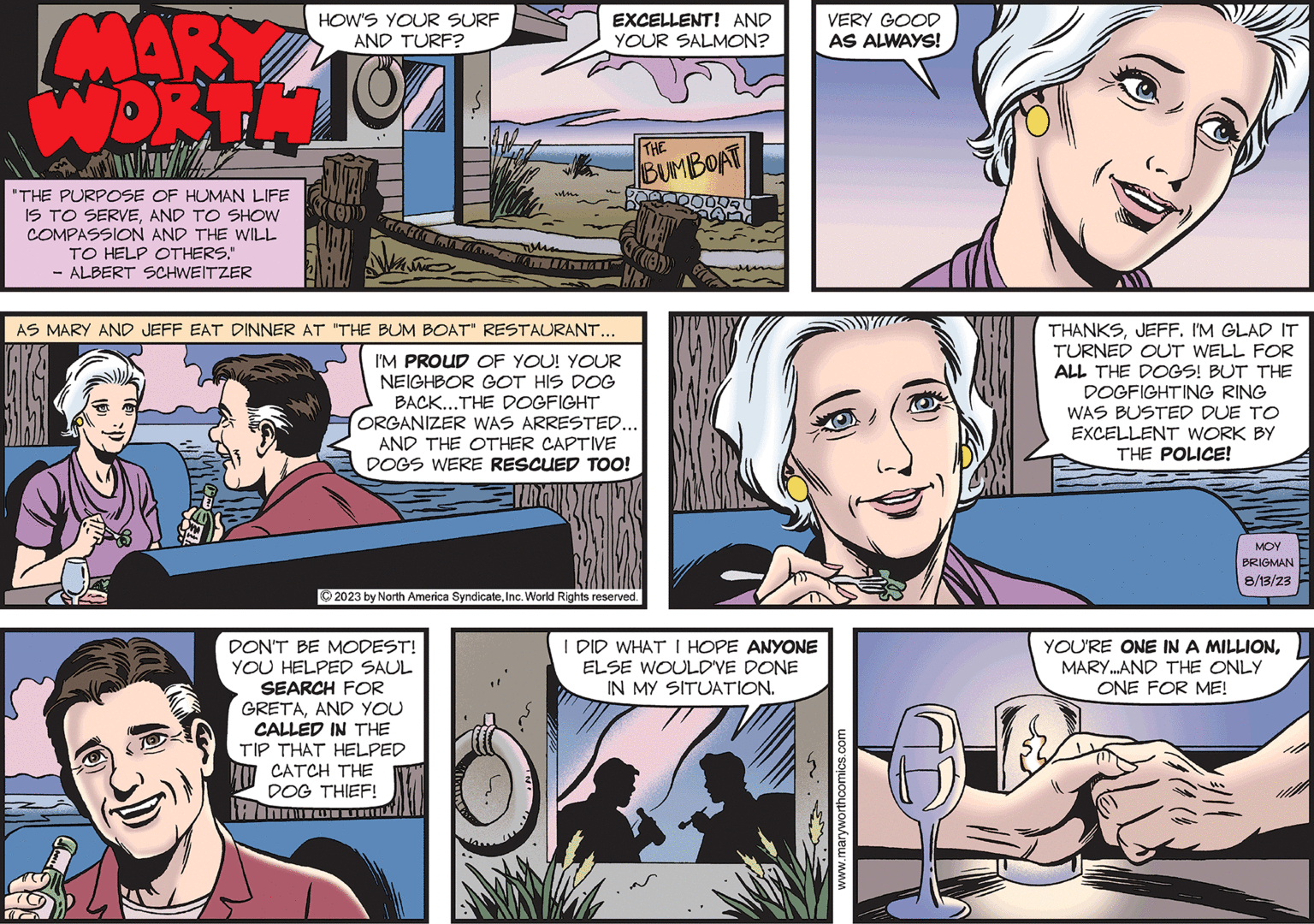 Mary Worth Comic Strip 2023-08-13 | Comics Kingdom