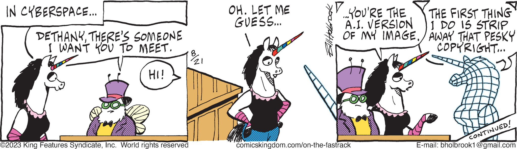 On The Fastrack Comic Strip 2023-08-21 | Comics Kingdom
