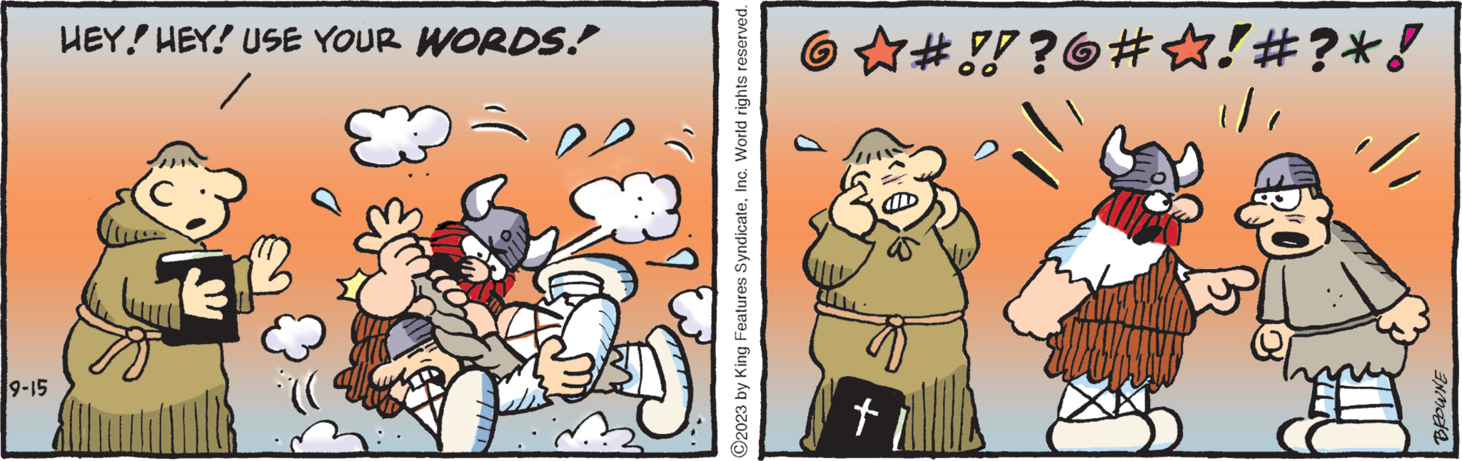 Hagar The Horrible Comic Strip 2023-09-15 | Comics Kingdom