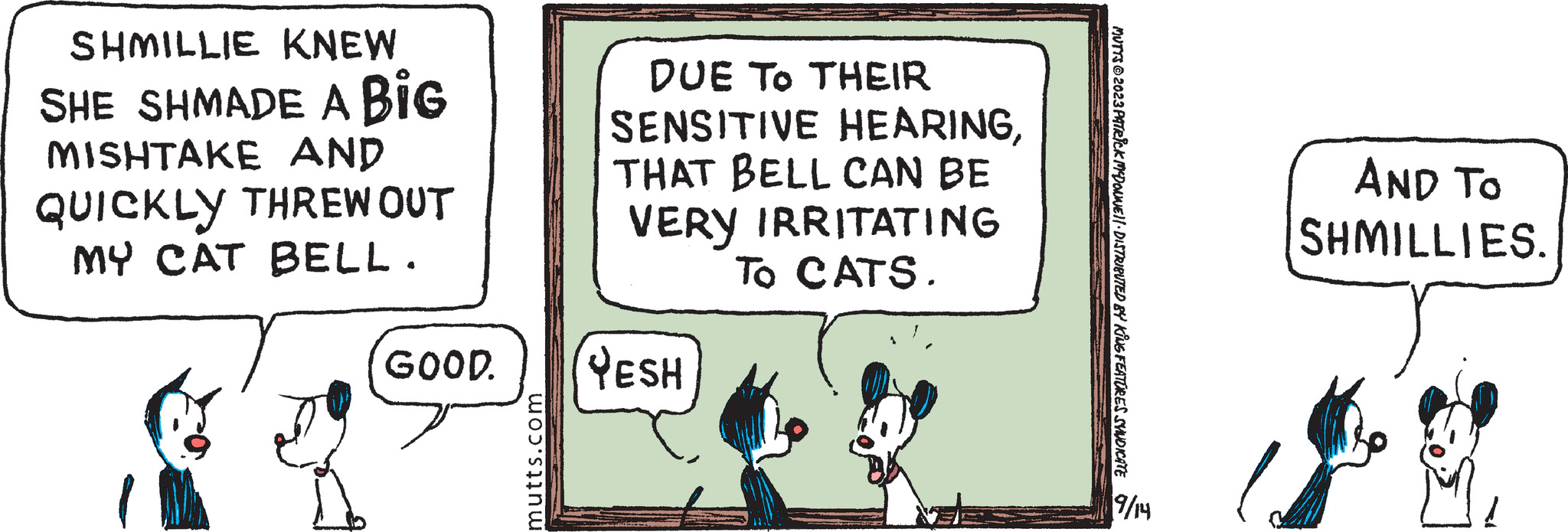 Mutts Comic Strip 2023-09-14 | Comics Kingdom