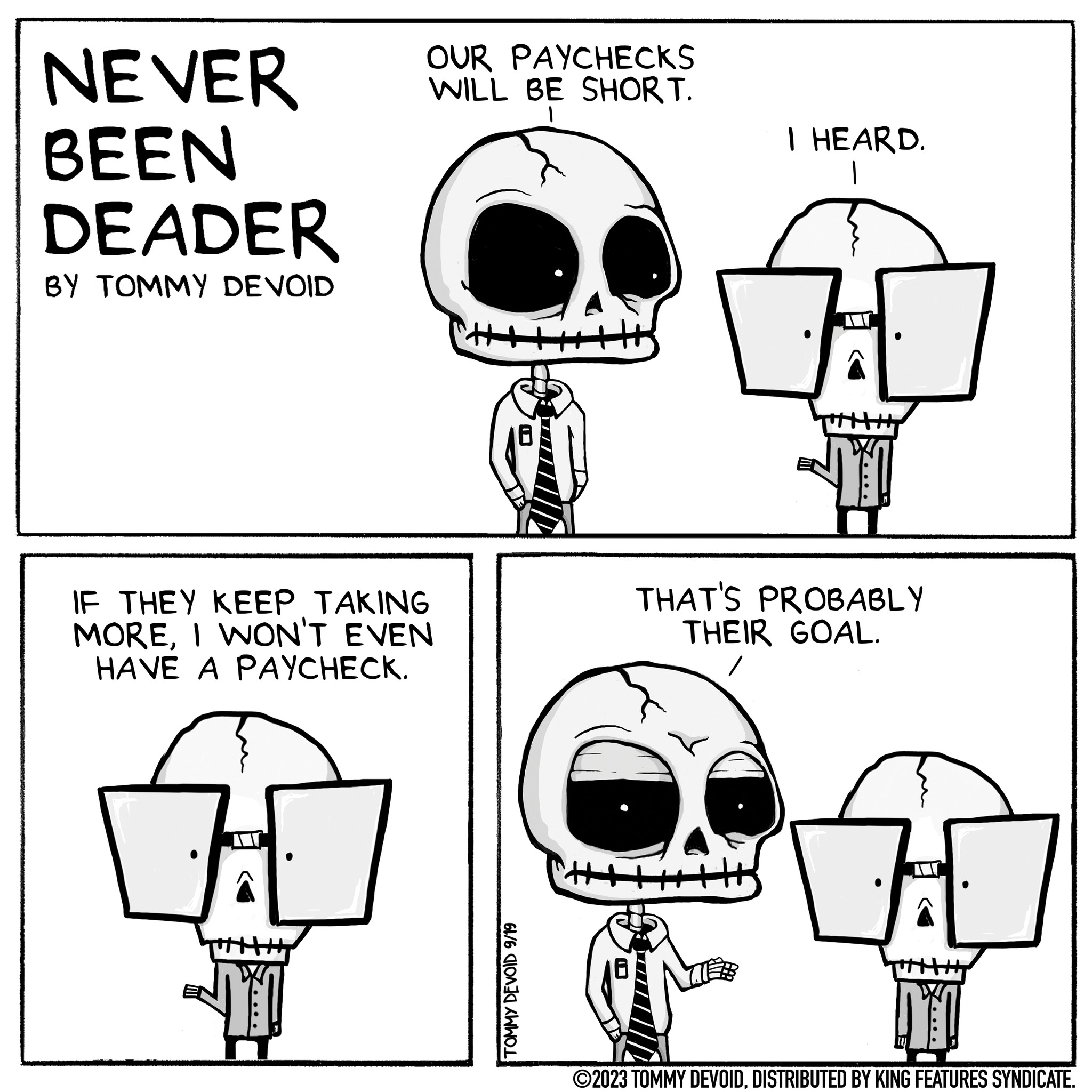 Never Been Deader Comic Strip 2023-09-19 | Comics Kingdom