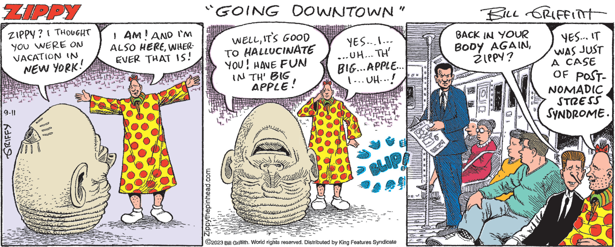 Zippy The Pinhead Comic Strip 2023-09-11 | Comics Kingdom