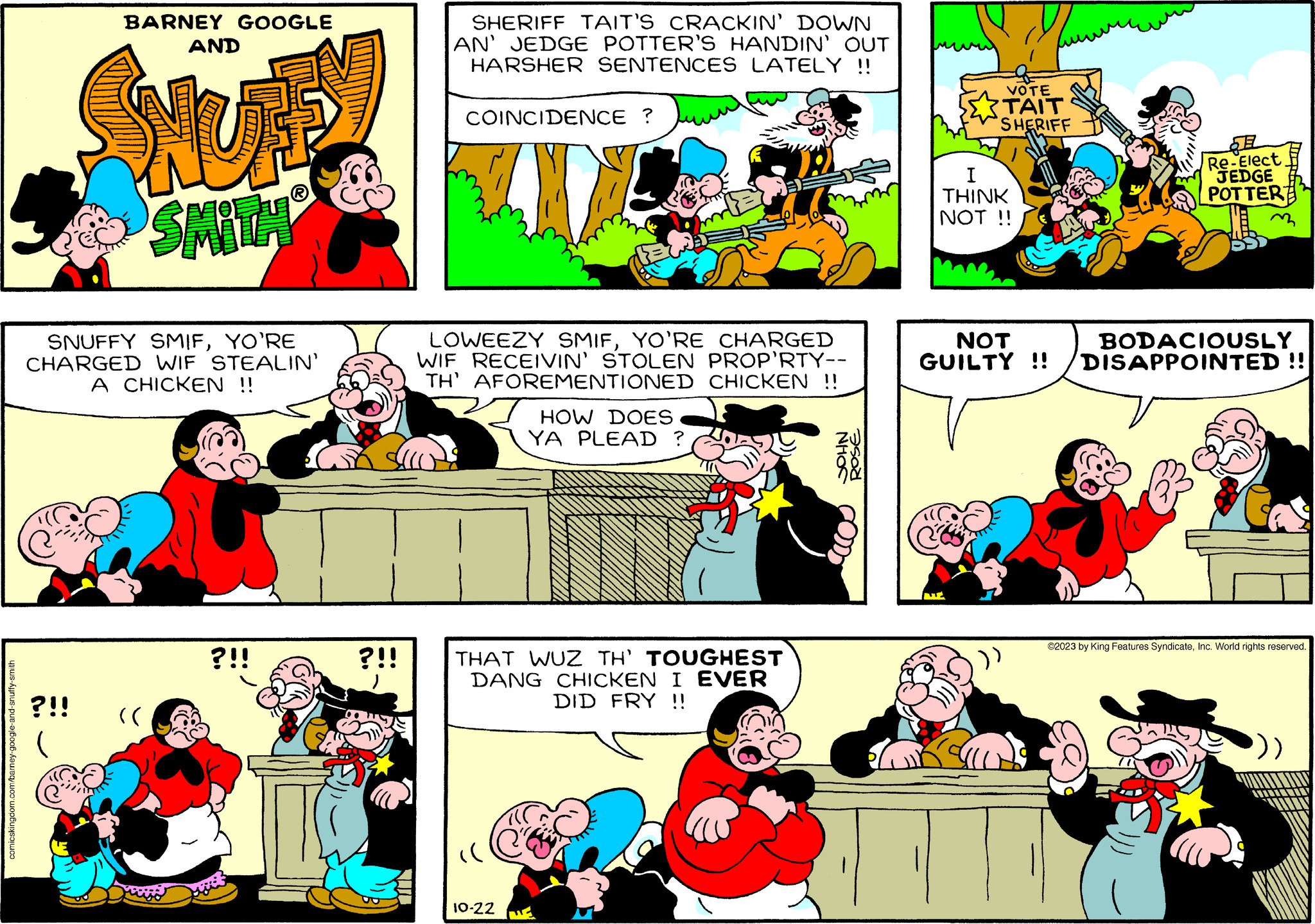 Barney Google And Snuffy Smith Comic Strip 2023-10-22 | Comics Kingdom