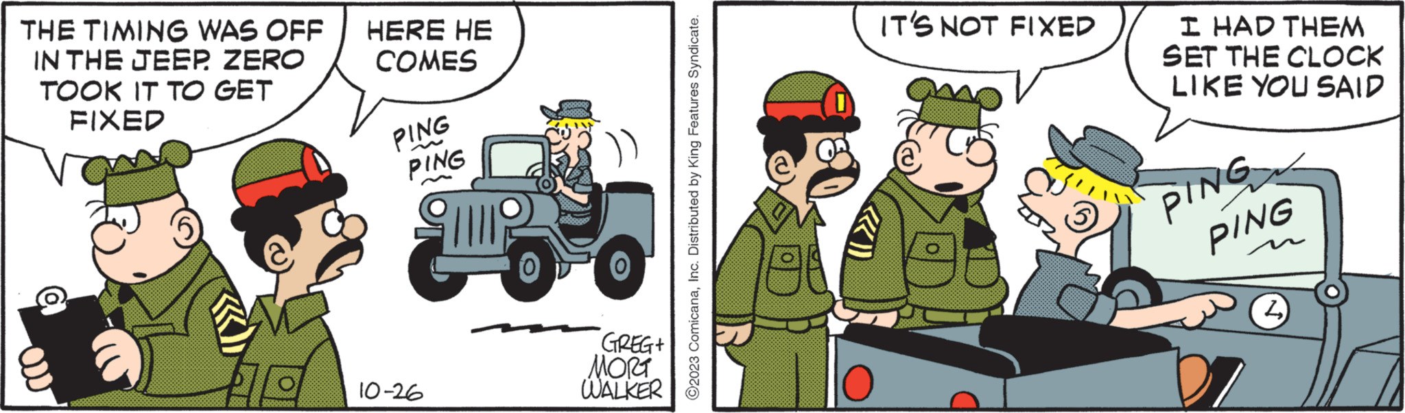 Beetle Bailey Comic Strip 2023-10-26 | Comics Kingdom