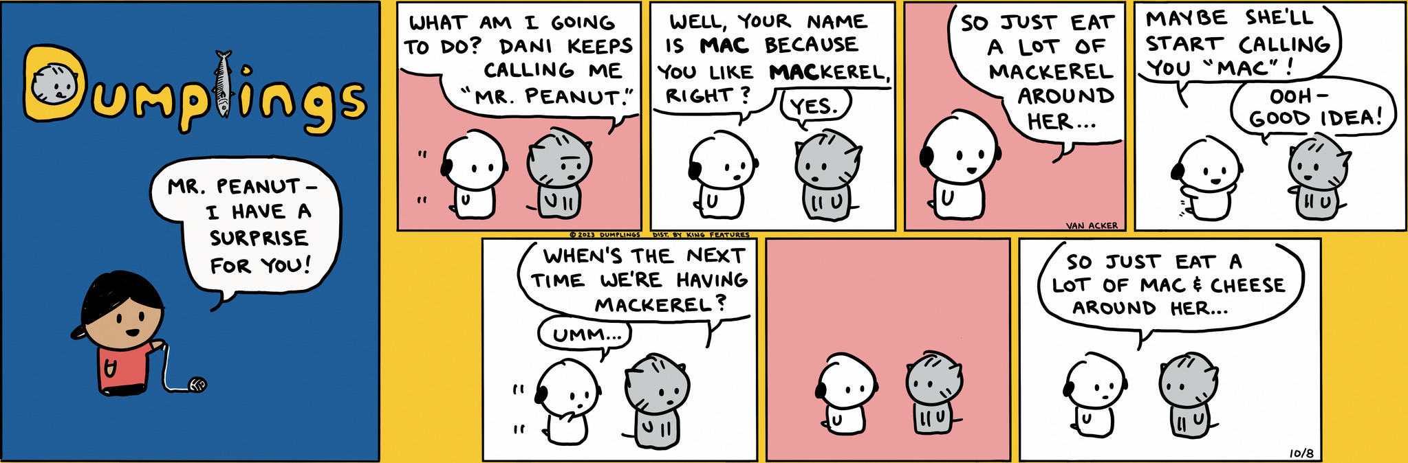 Dumplings Comic Strip 2023-10-08 | Comics Kingdom