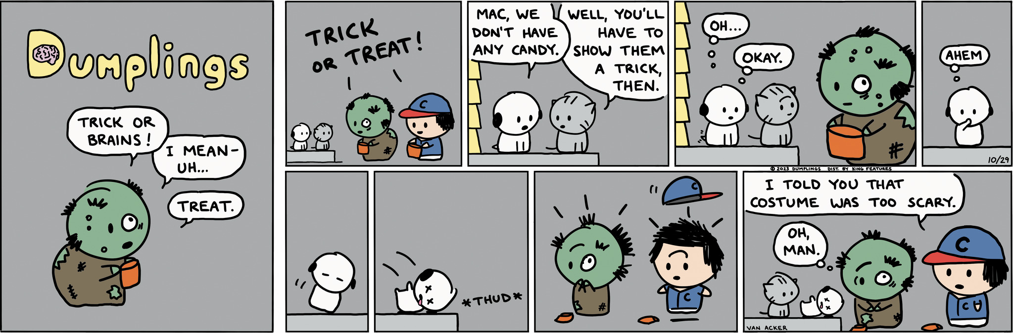 Dumplings Comic Strip 2023-10-29 | Comics Kingdom
