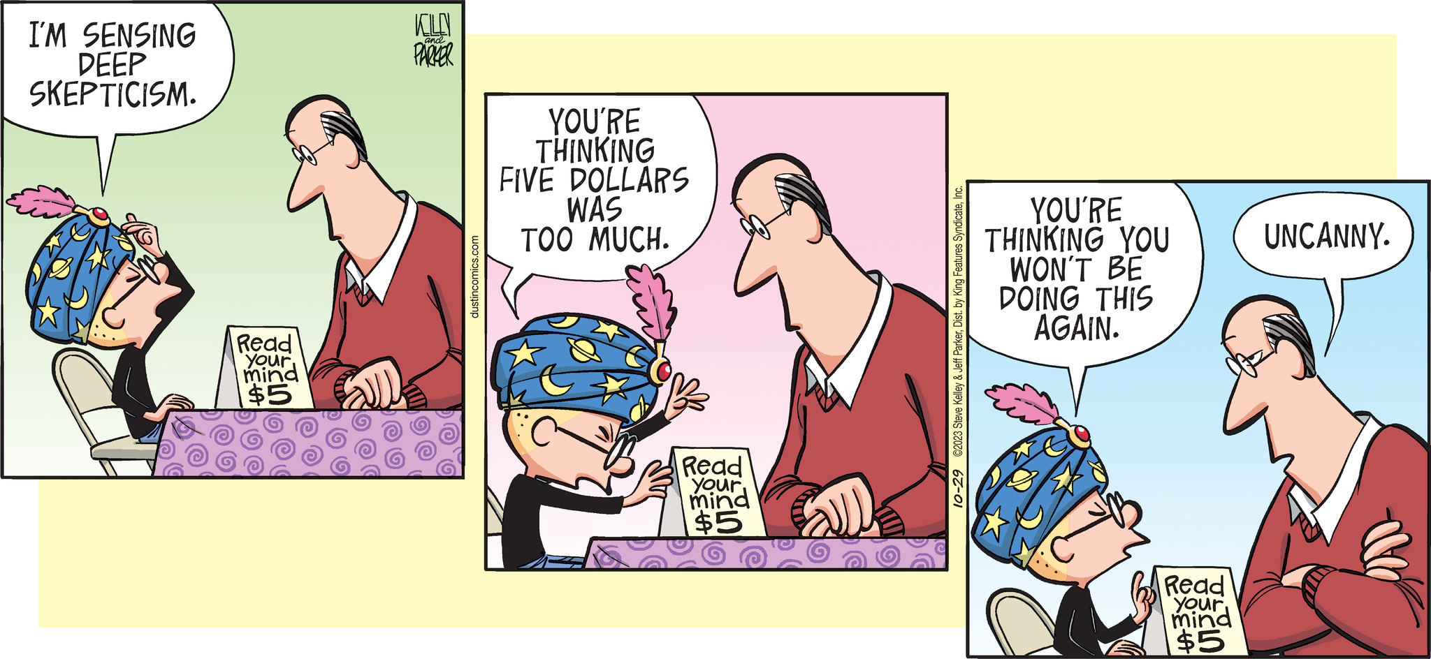 Dustin Comic Strip 2023-10-29 | Comics Kingdom
