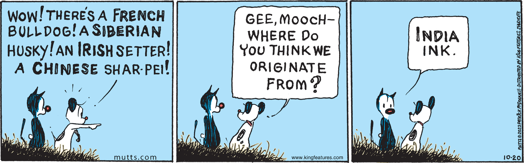 Mutts Comic Strip 2023-10-20 | Comics Kingdom