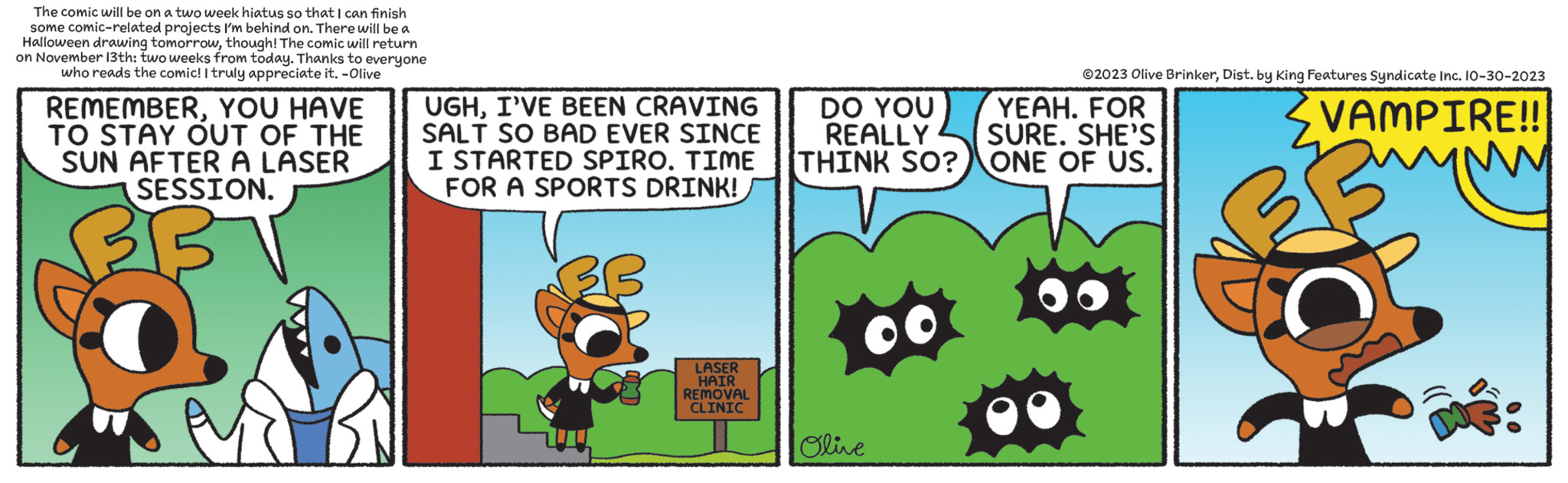 Rae The Doe Comic Strip 2023-10-30 | Comics Kingdom