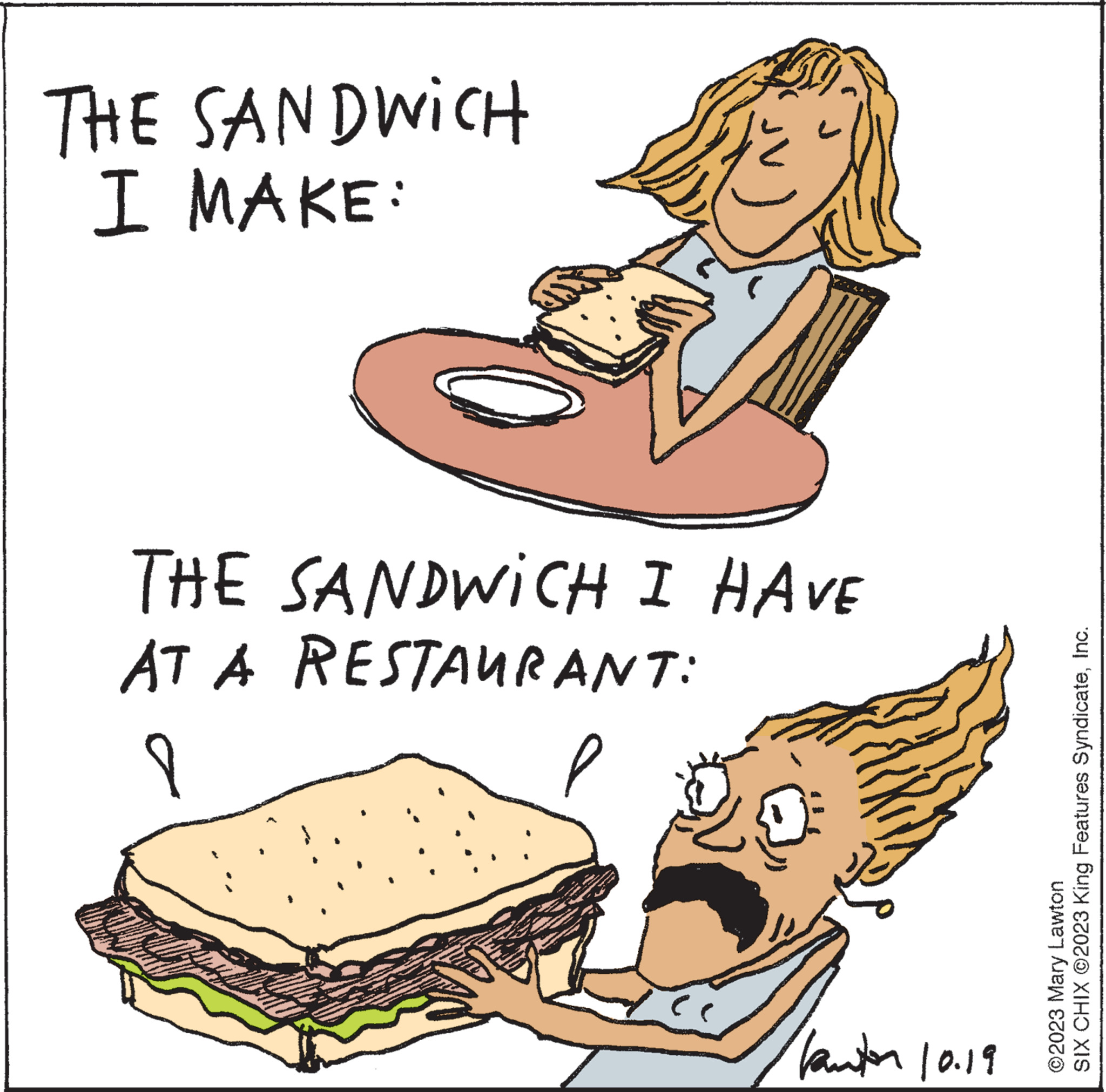 Six Chix Comic Strip 2023-10-19 | Comics Kingdom