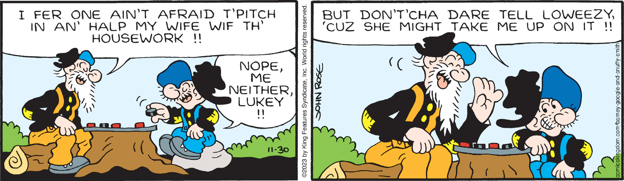 Barney Google And Snuffy Smith Comic Strip 2023-11-30 | Comics Kingdom