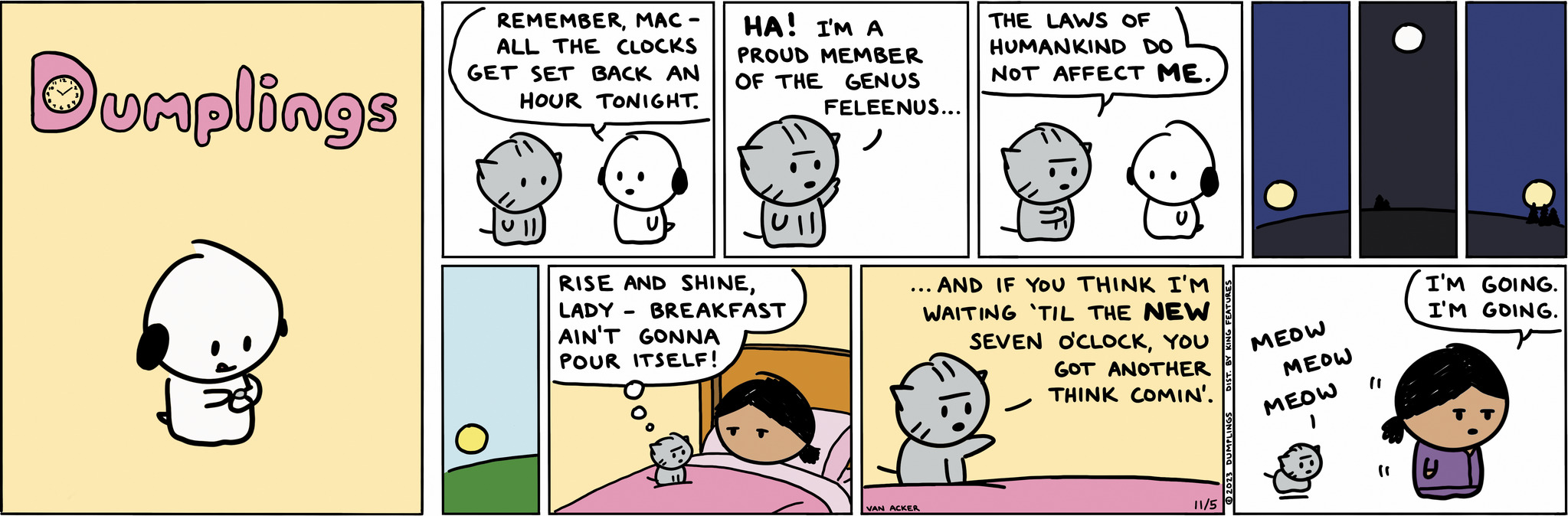 Dumplings Comic Strip 2023-11-05 | Comics Kingdom