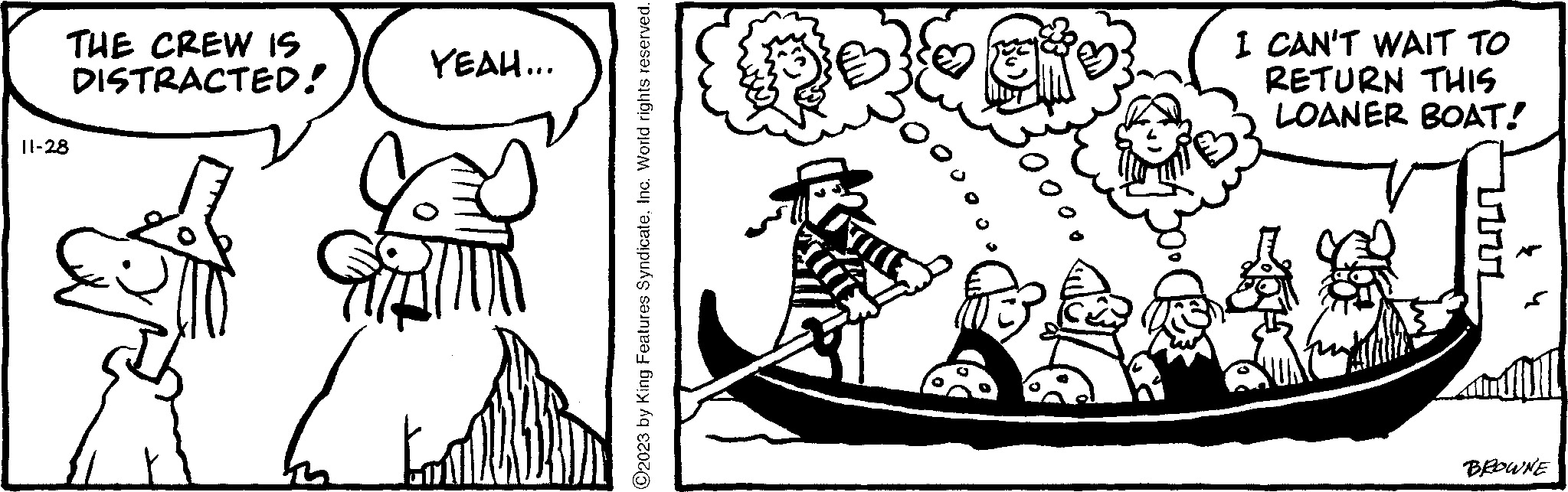 Hagar The Horrible Comic Strip 2023-11-28 | Comics Kingdom
