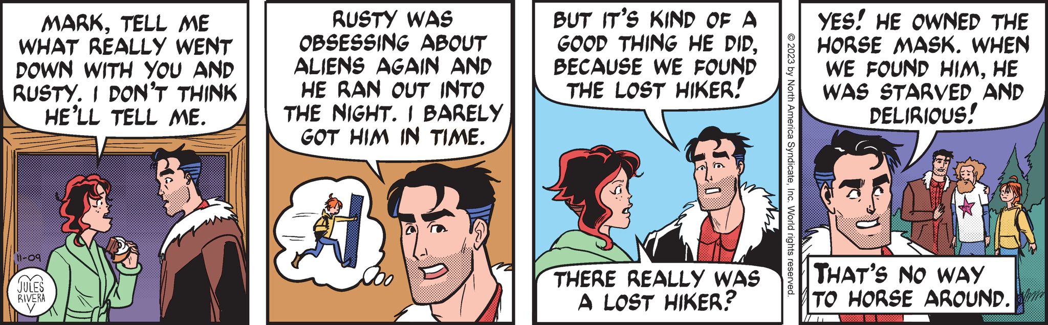 Mark Trail Comic Strip 2023-11-09 | Comics Kingdom